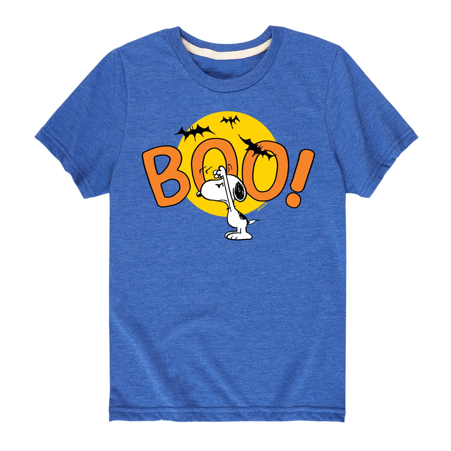 Peanuts - Snoopy Boo Art - Toddler And Youth Short Sleeve Graphic T ...