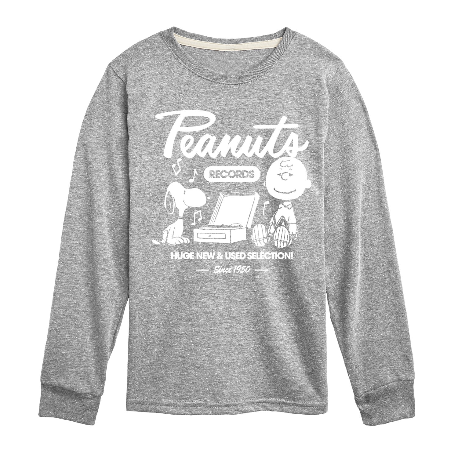 Peanuts - Snoopy Charlie Brown Records - Toddler & Youth Long Sleeve ...