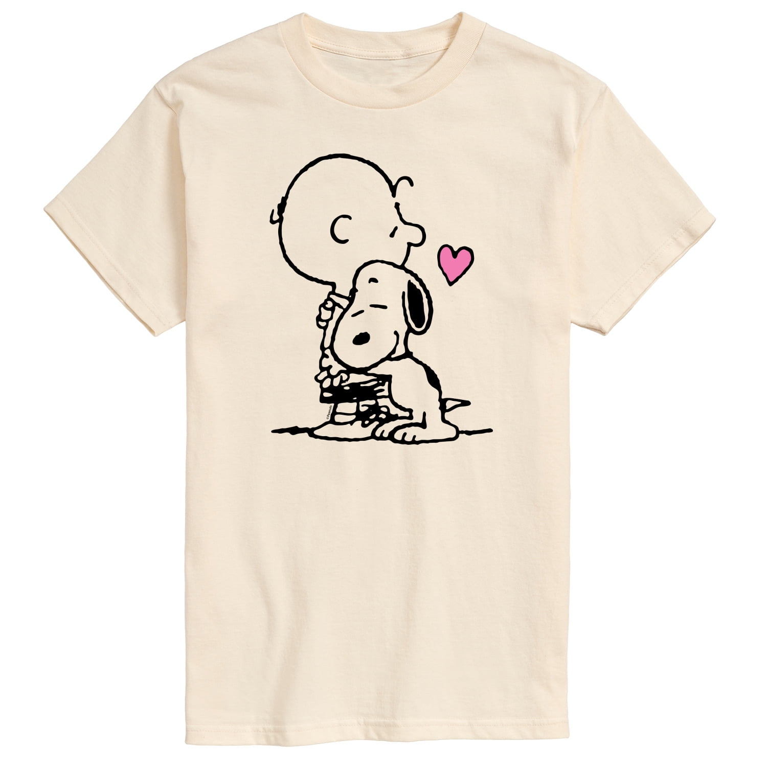 Peanuts - Snoopy Charlie Hug - Men's Short Sleeve Graphic T-Shirt ...