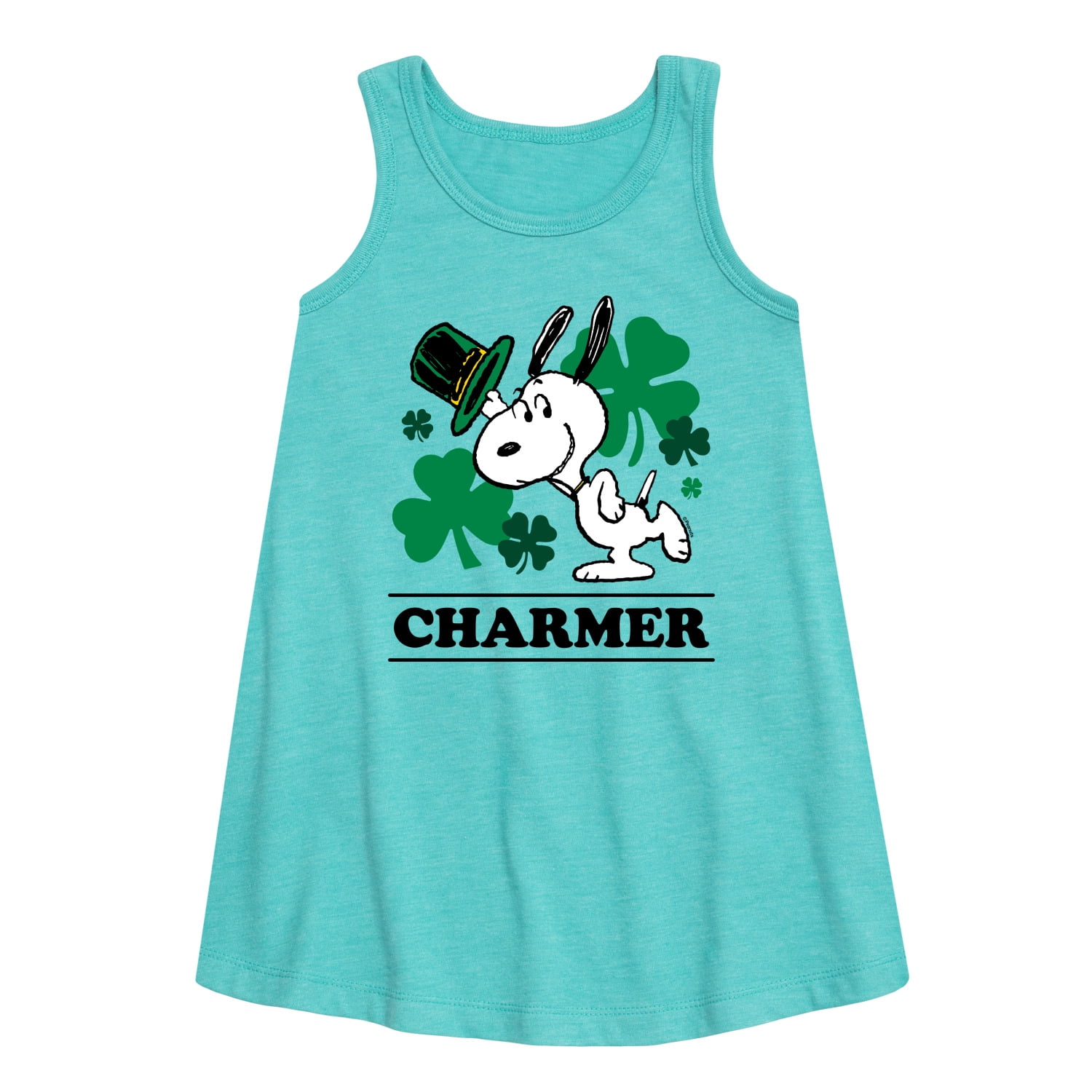 Peanuts - Snoopy Charmer - Toddler and Youth Girls A-line Dress ...