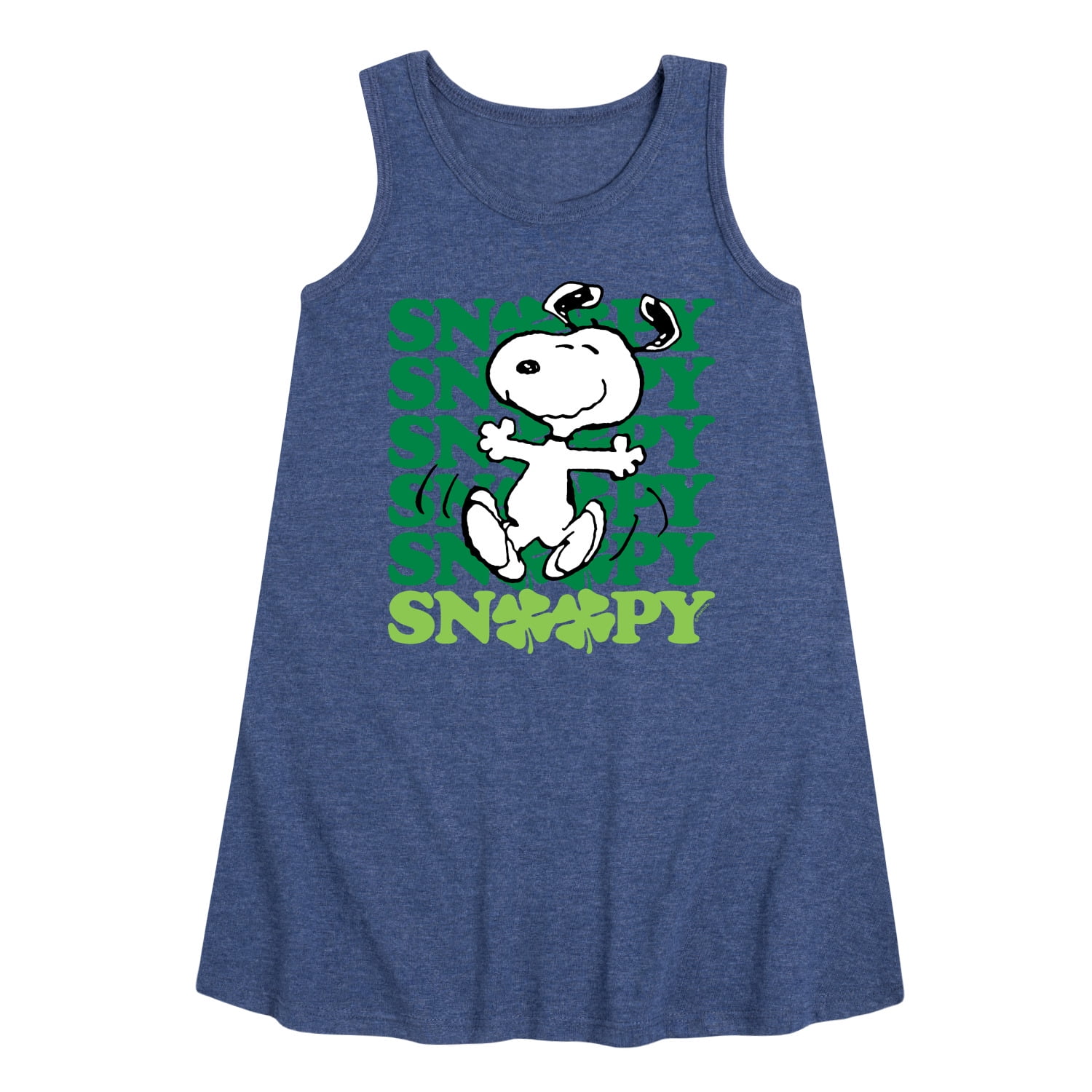 Peanuts - Snoopy Clover Dance - Toddler and Youth Girls A-line Dress ...