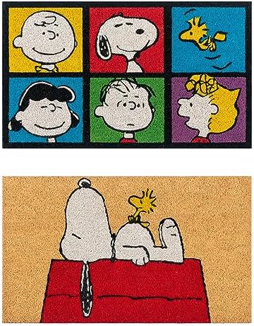 Peanuts Snoopy Coir Doormat - 2x3 Welcome Mat (2-Pack), Ideal for High ...
