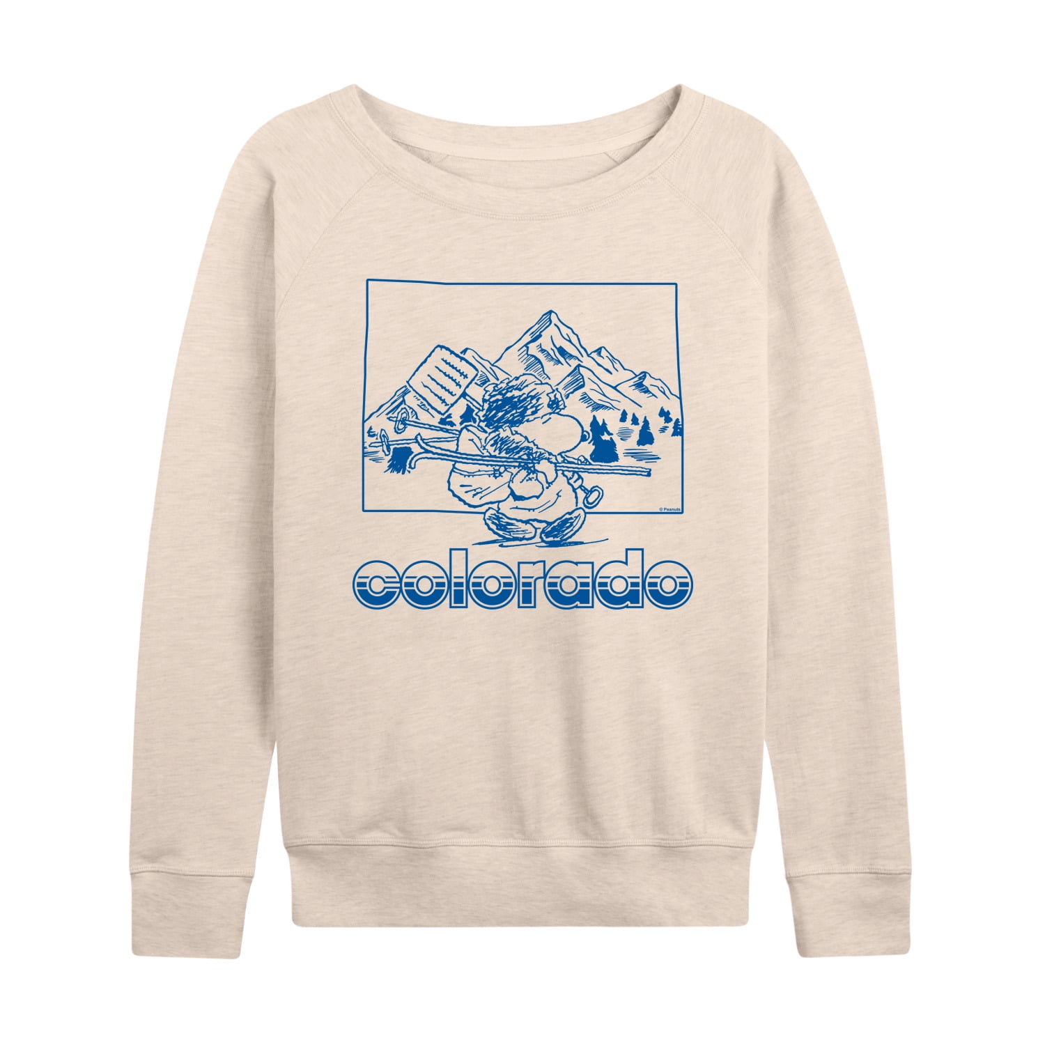 Peanuts - Snoopy Colorado - Women's French Terry Pullover Sweatshirt ...