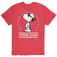 Peanuts - Snoopy Cool Dad - Men's Short Sleeve Graphic T-Shirt - Father ...