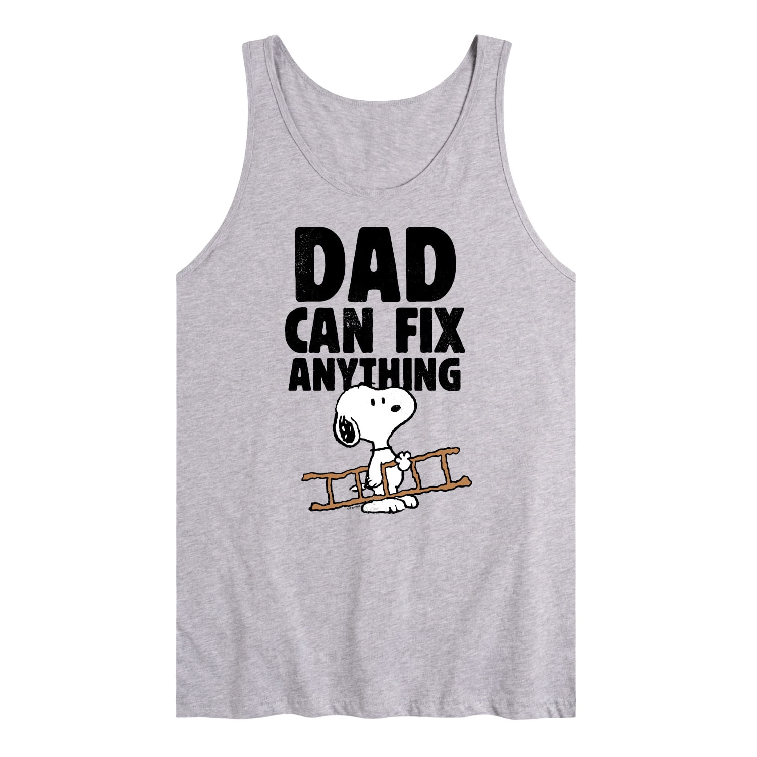 Peanuts - Snoopy Dad Can Fix It - Men's Jersey Tank Top - Walmart.com