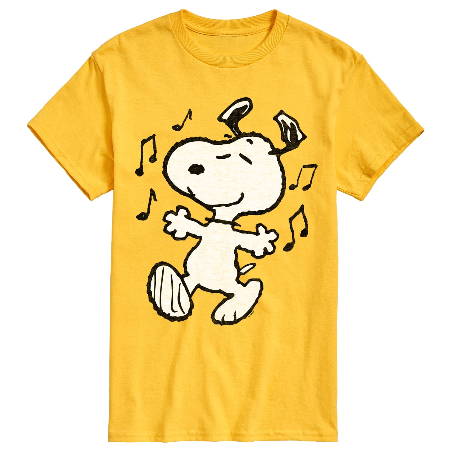Peanuts - Snoopy Dancing - Men's Short Sleeve Graphic T-Shirt - Walmart.com