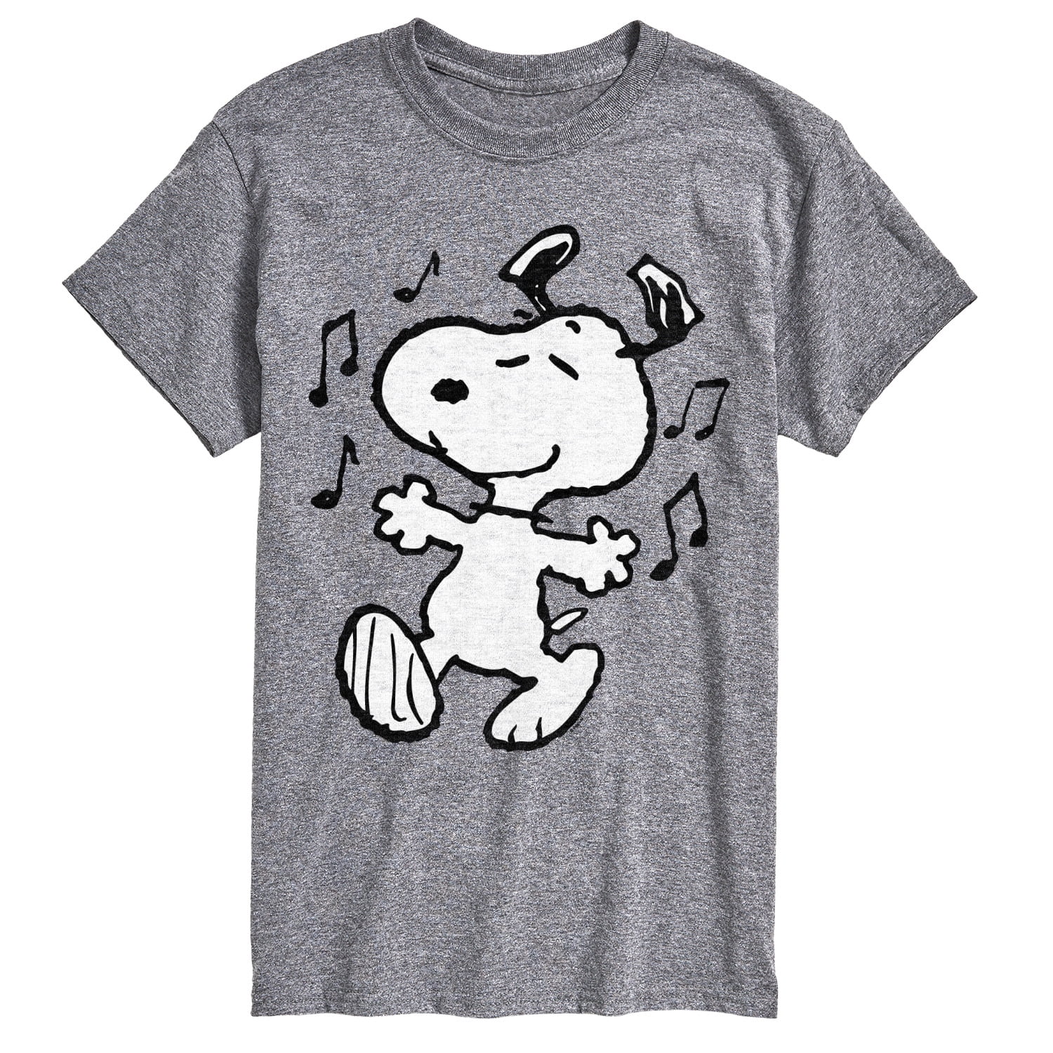 Peanuts - Snoopy Dancing - Men's Short Sleeve Graphic T-Shirt - Walmart.com