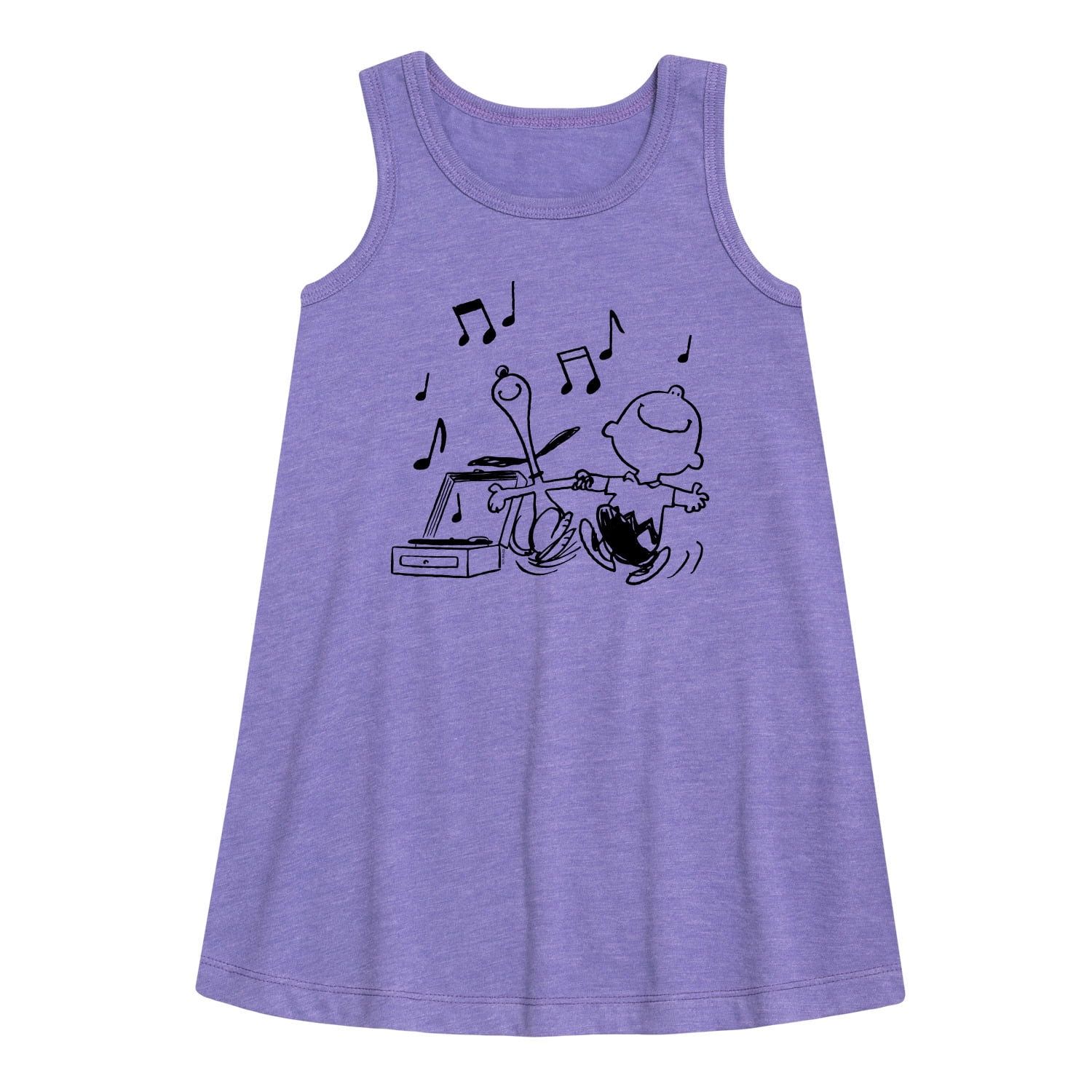 Peanuts - Snoopy Dancing - Toddler & Youth Girls A-line Dress - Walmart.com