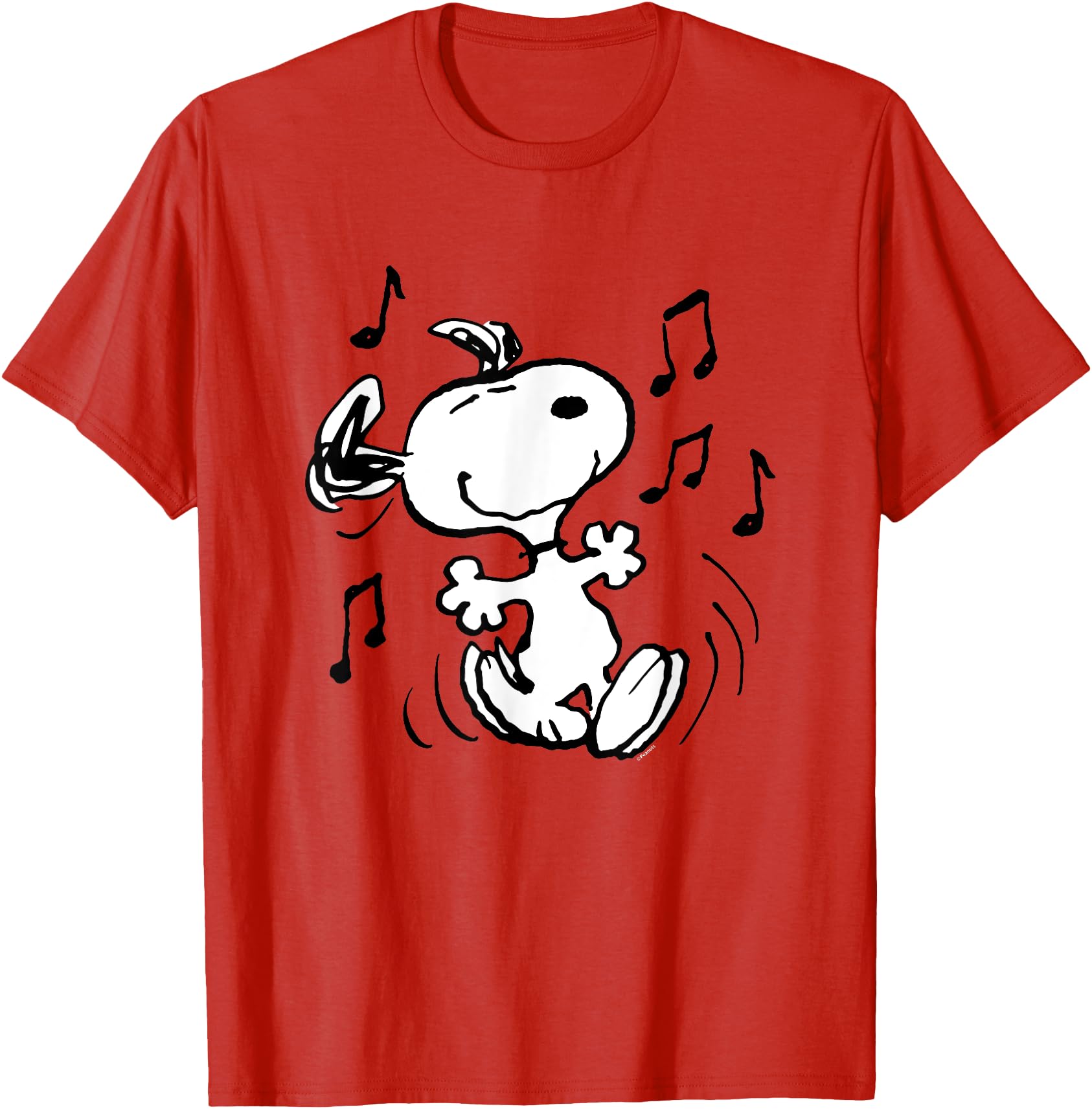 Peanuts - Snoopy Dancing Unisex, Knightley, Red Color, Size L - Walmart.com
