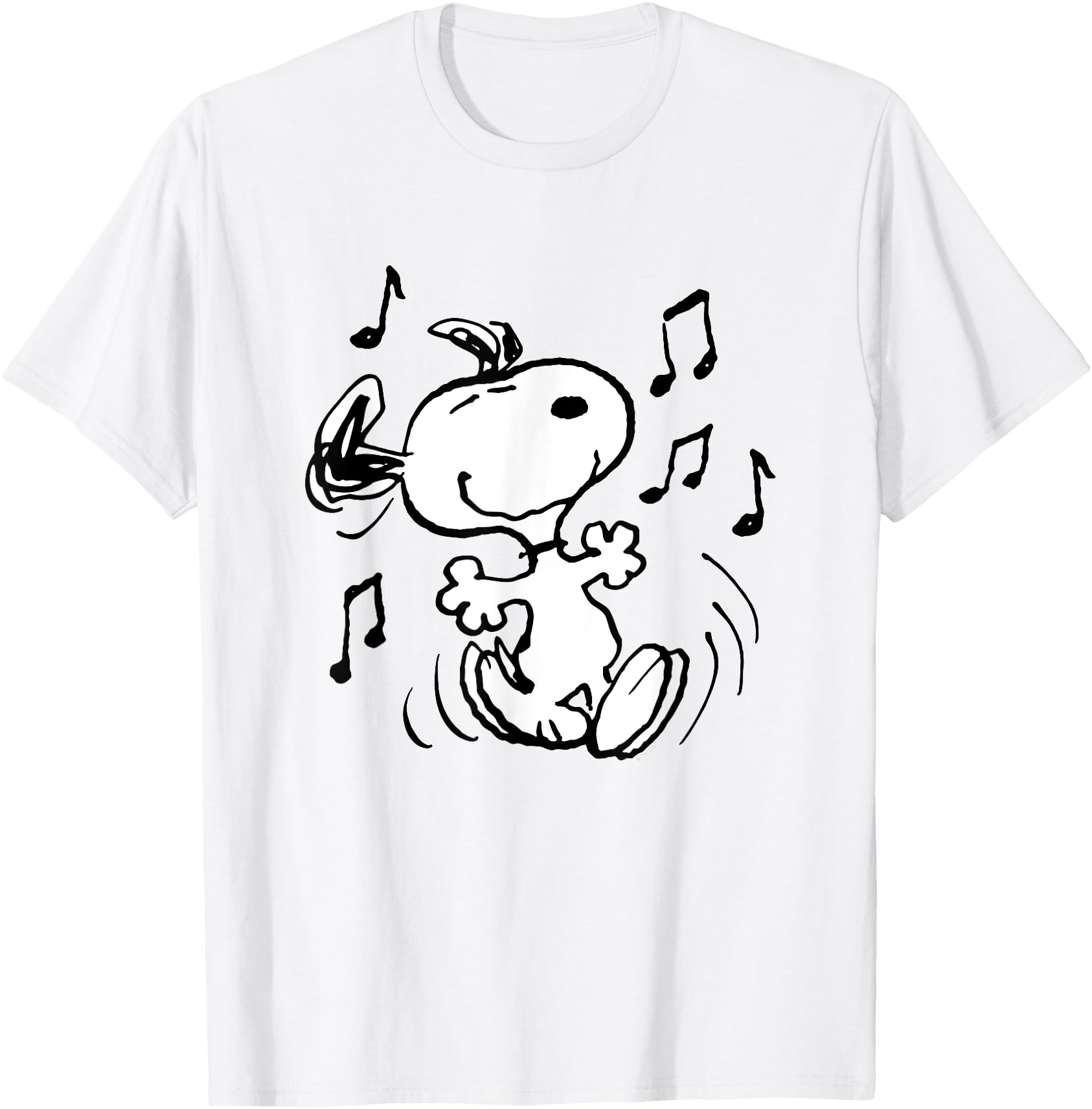 Peanuts - Snoopy Dancing Unisex, Knightley, White Color, Size M ...