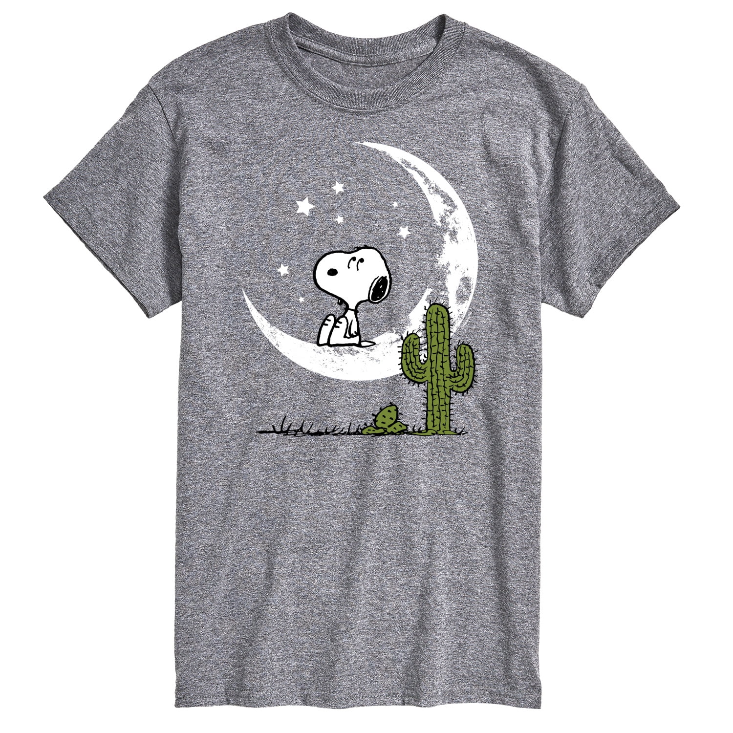 Peanuts - Snoopy Desert On Moon - Men's Short Sleeve Graphic T-Shirt ...