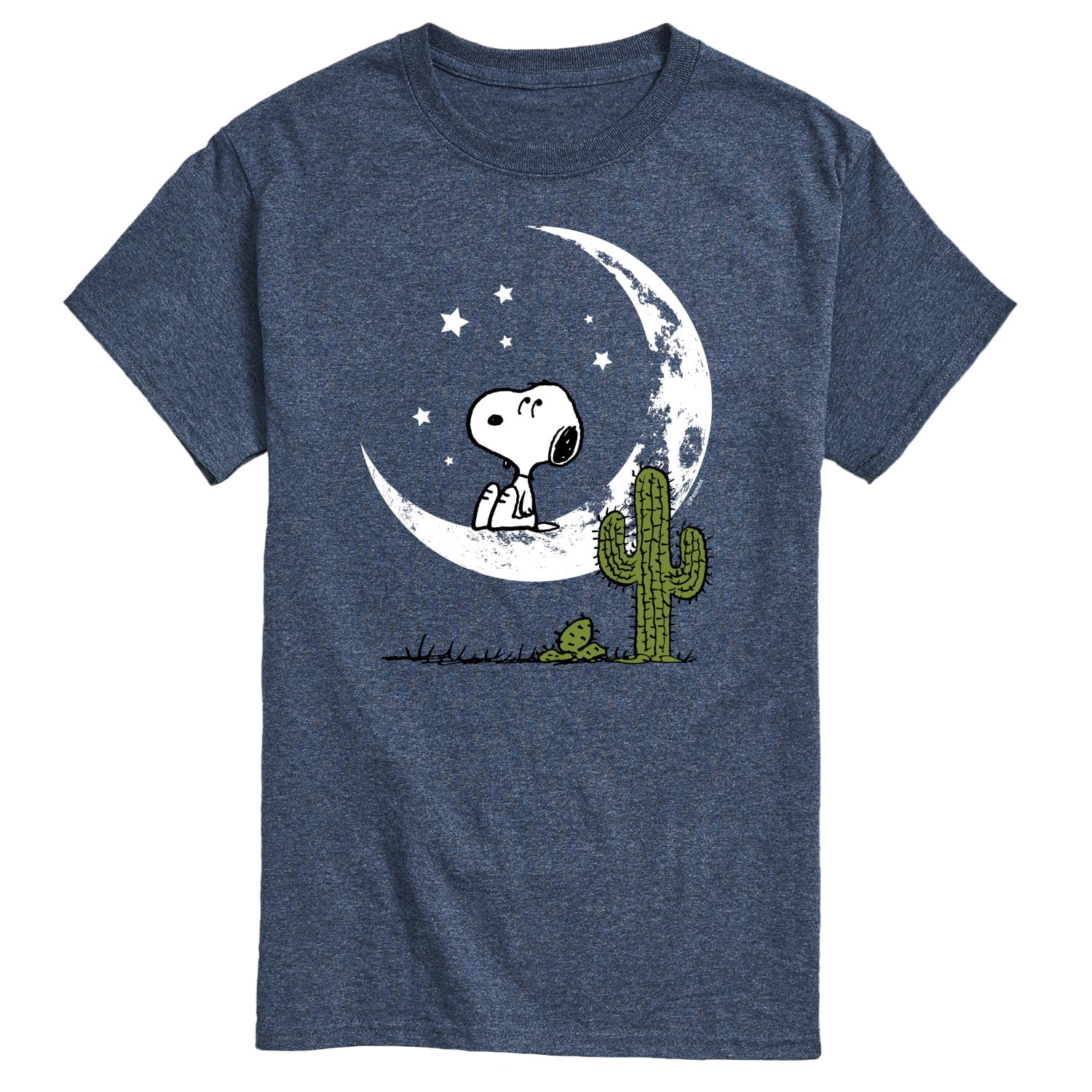 Peanuts - Snoopy Desert On Moon - Men's Short Sleeve Graphic T-Shirt ...