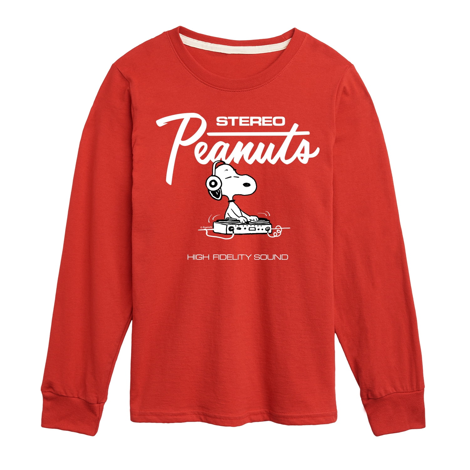 Peanuts - Snoopy Dj - Toddler & Youth Long Sleeve Graphic T-Shirt ...