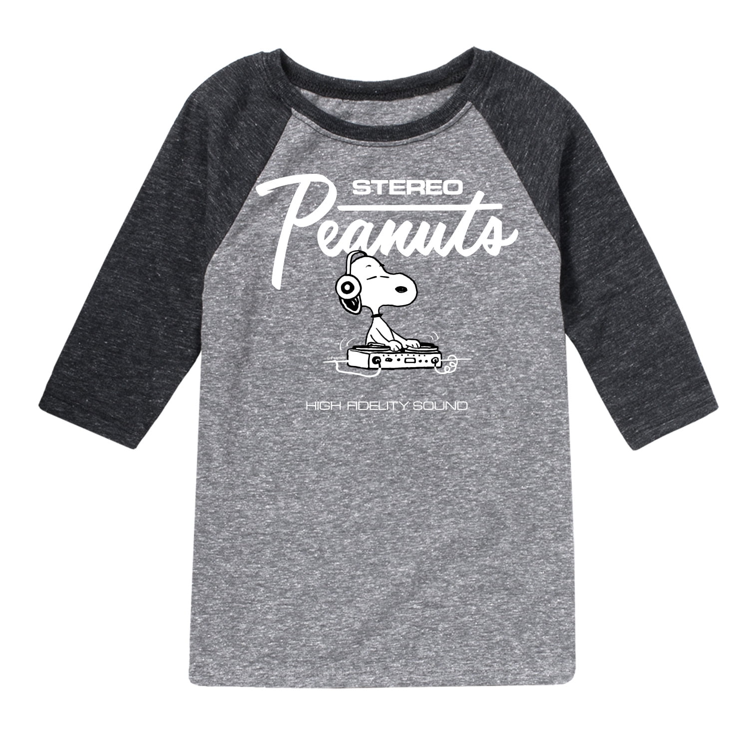 Peanuts - Snoopy Dj - Toddler & Youth Raglan Graphic T-Shirt - Walmart.com