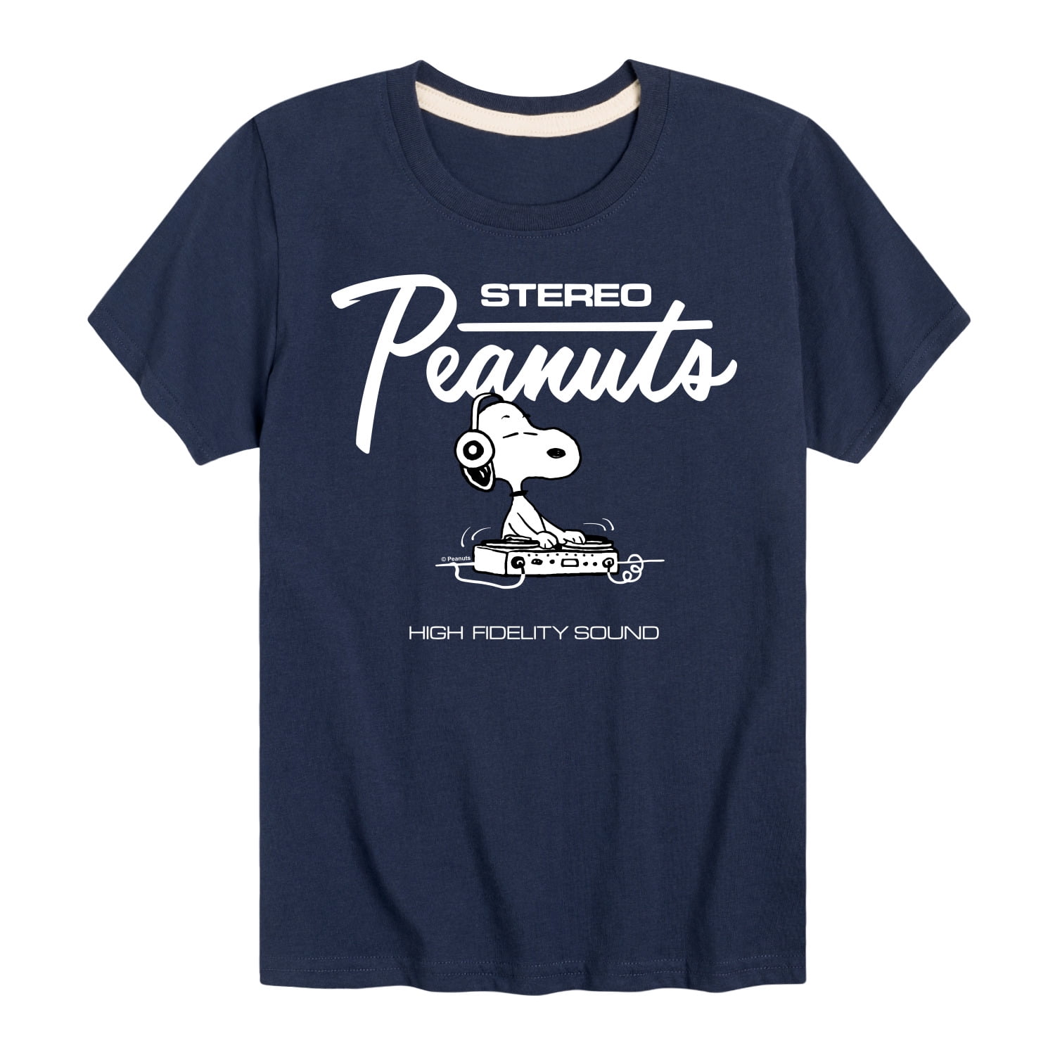Peanuts - Snoopy Dj - Toddler & Youth Short Sleeve Graphic T-Shirt ...