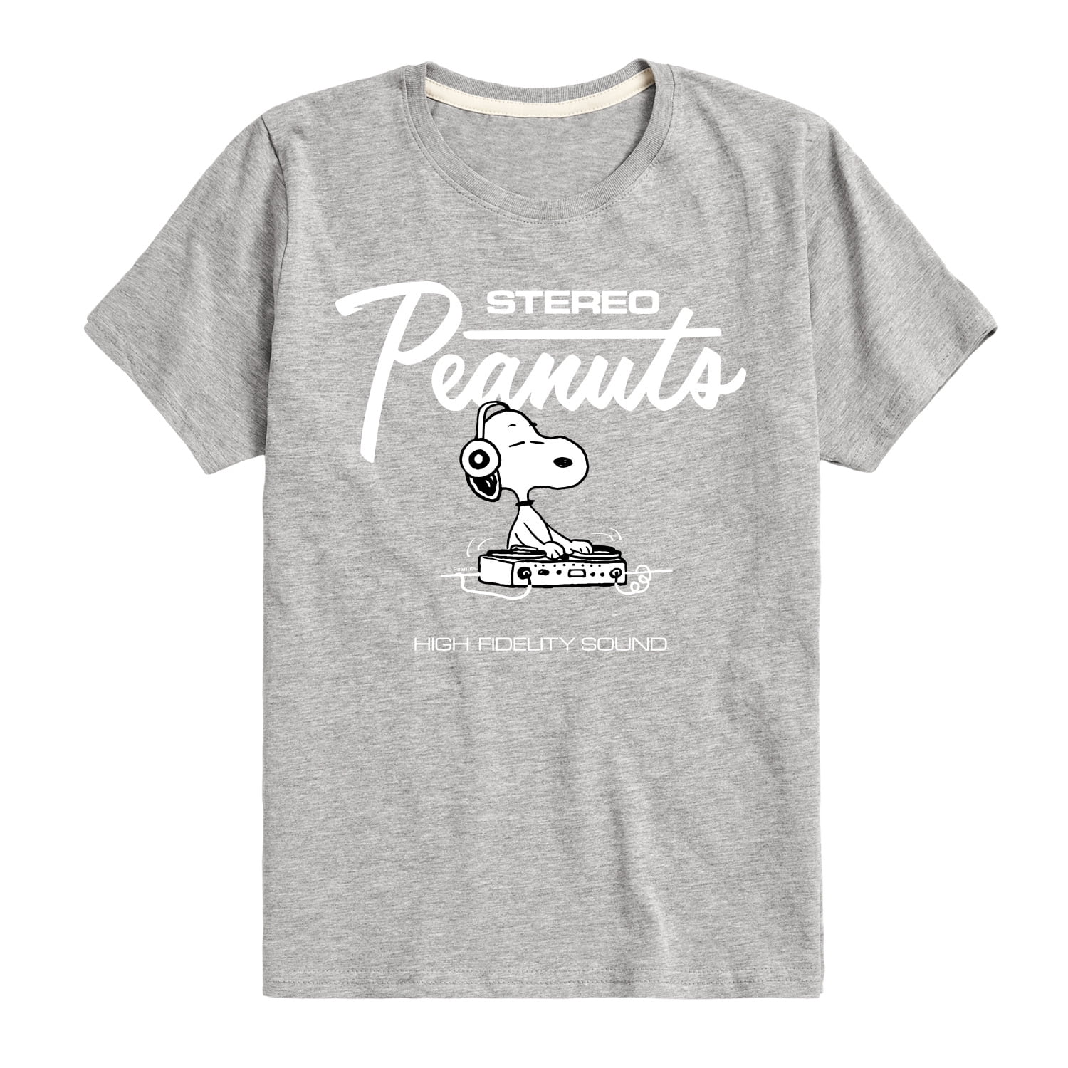 Peanuts - Snoopy Dj - Toddler & Youth Short Sleeve Graphic T-Shirt ...