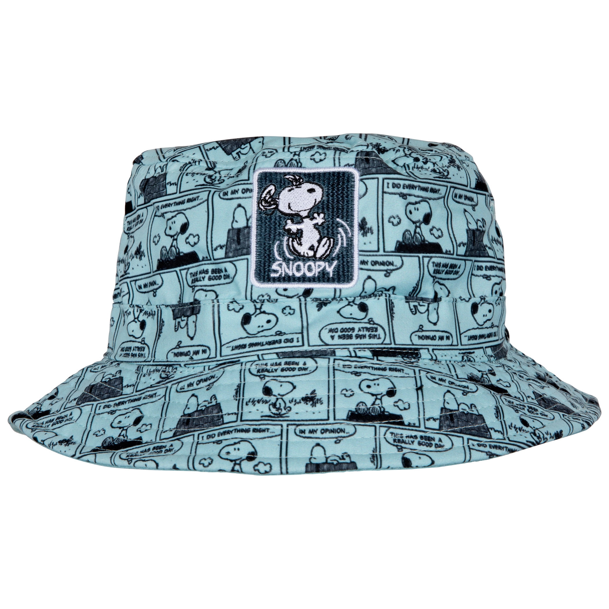 Peanuts Snoopy Dog Comic Panel Print Bucket Hat - Walmart.com