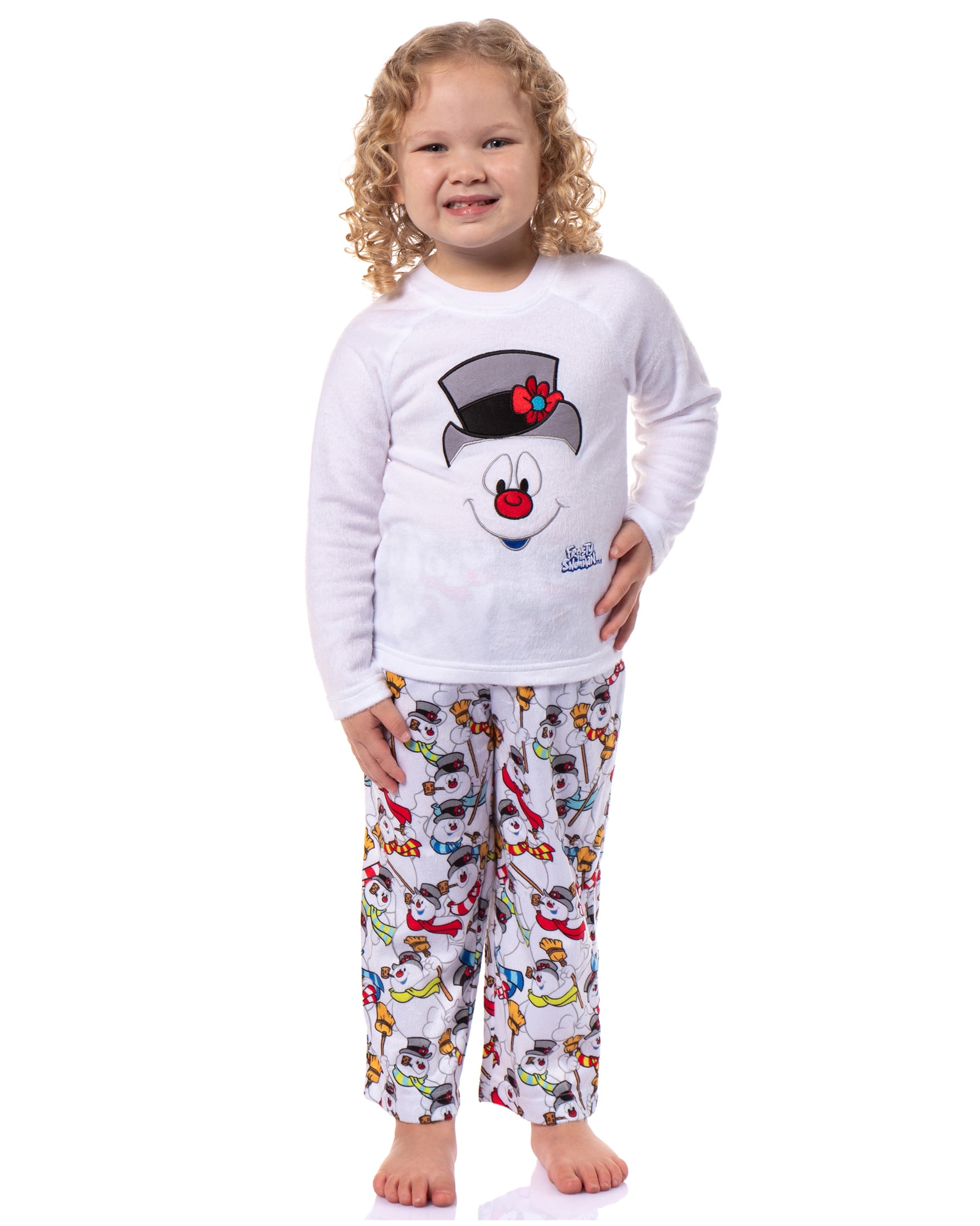 Peanuts Snoopy Girl's Christmas Sweater Sleep Tossed Print Pajama Pants ...