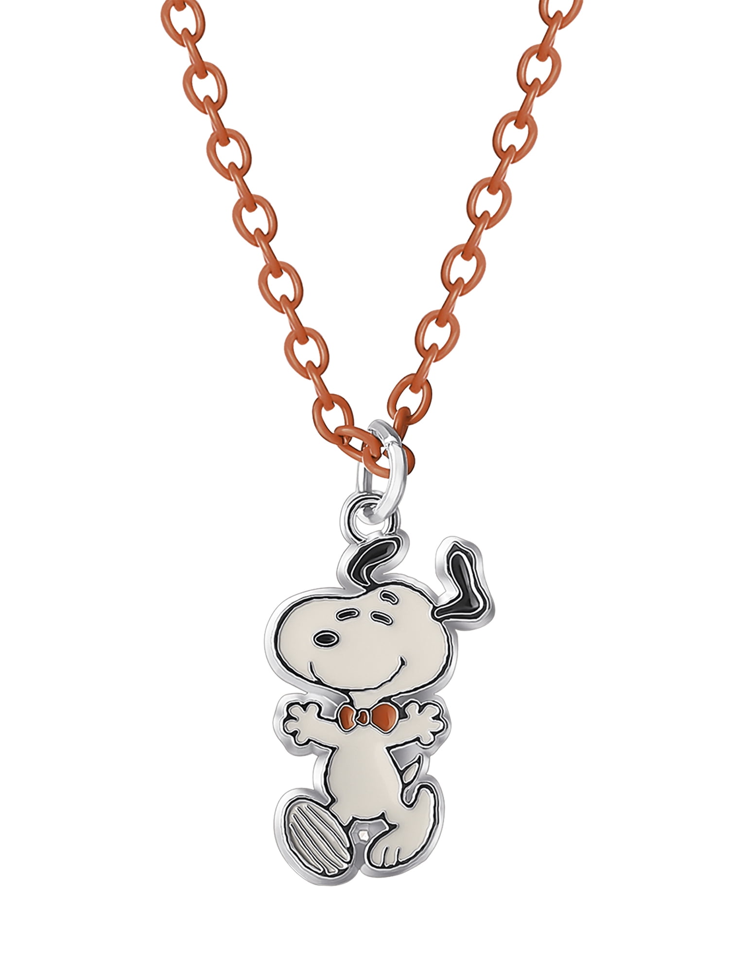 Peanuts Snoopy Girls Necklace Stud Earrings Jewelry Set - 16+3 ...