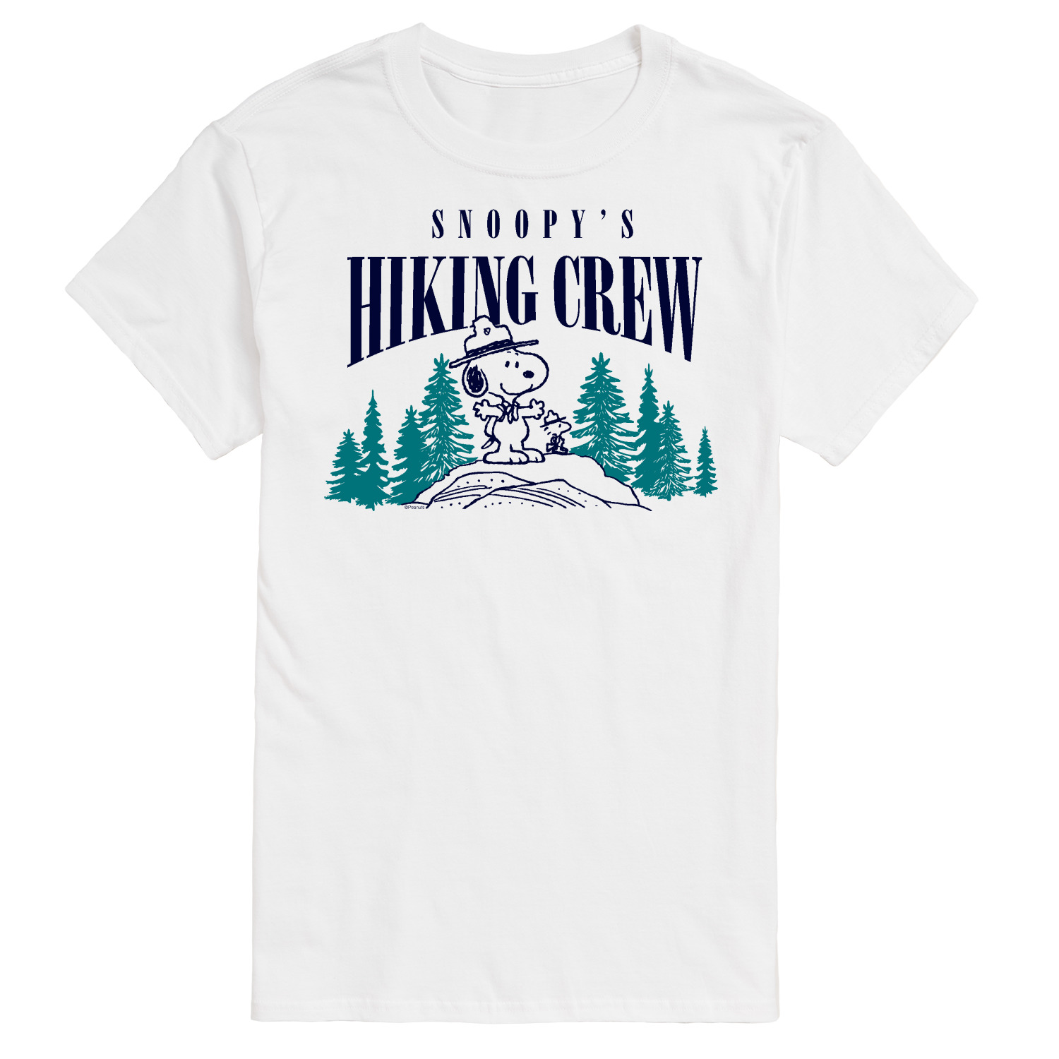 Peanuts - Snoopy Hiking Crew - Men's Short Sleeve Graphic T-Shirt ...
