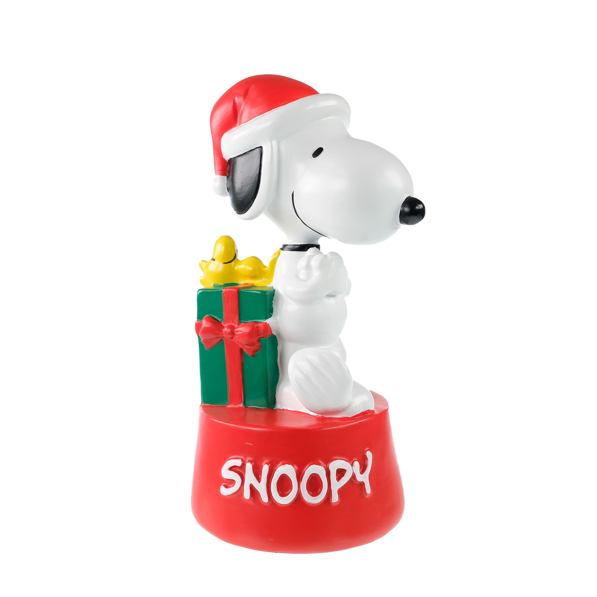 Peanuts, Snoopy Holiday Figurine, 6 inches Tall, Resin Figurine, White ...