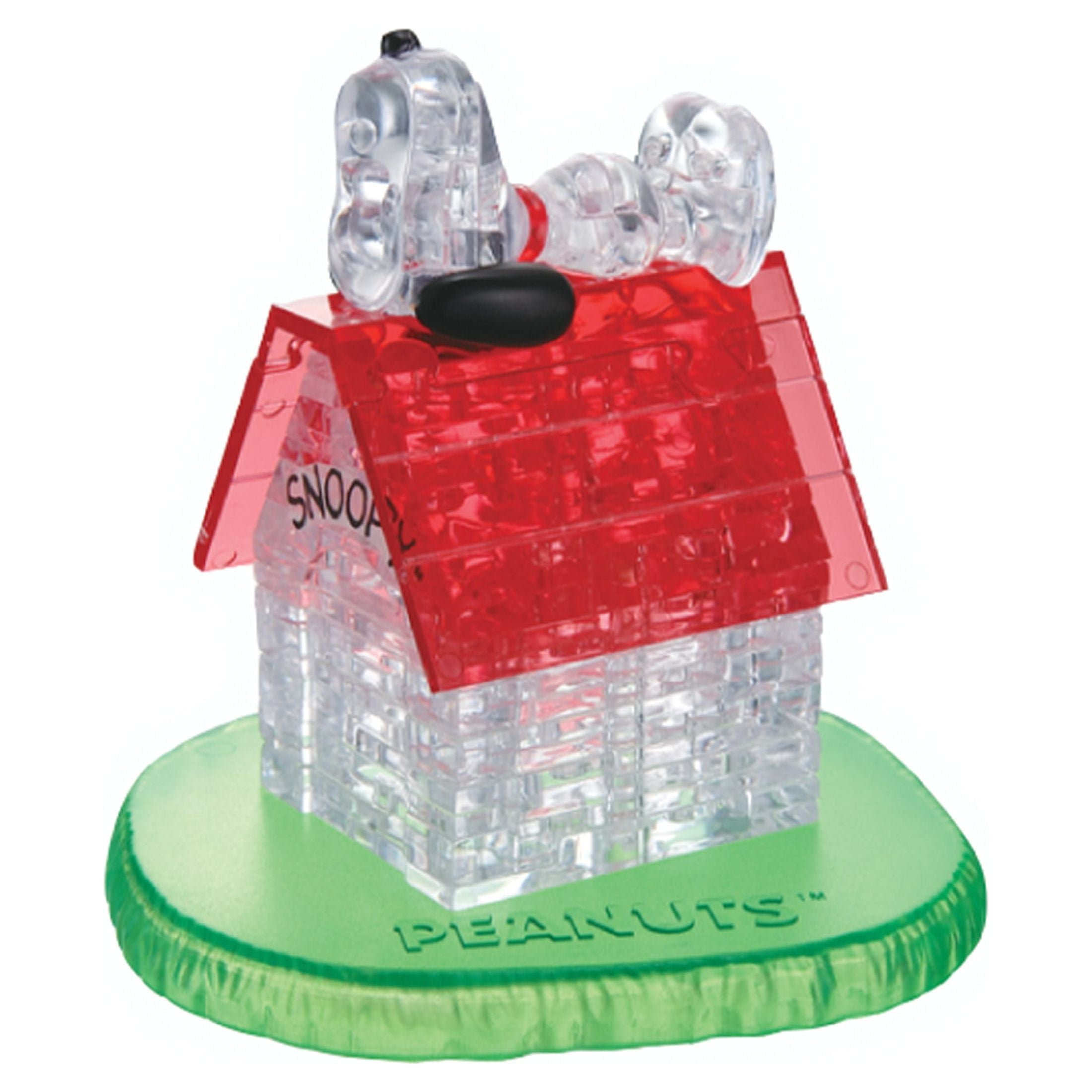 Peanuts Snoopy House Original 3D Crystal Puzzle by BePuzzled Ages 12 ...
