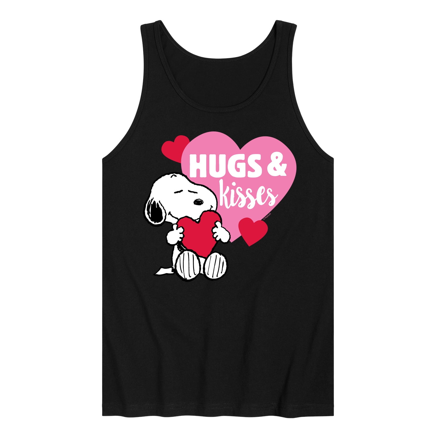 Peanuts - Snoopy Hugs And Kisses - Men's Jersey Tank Top - Walmart.com