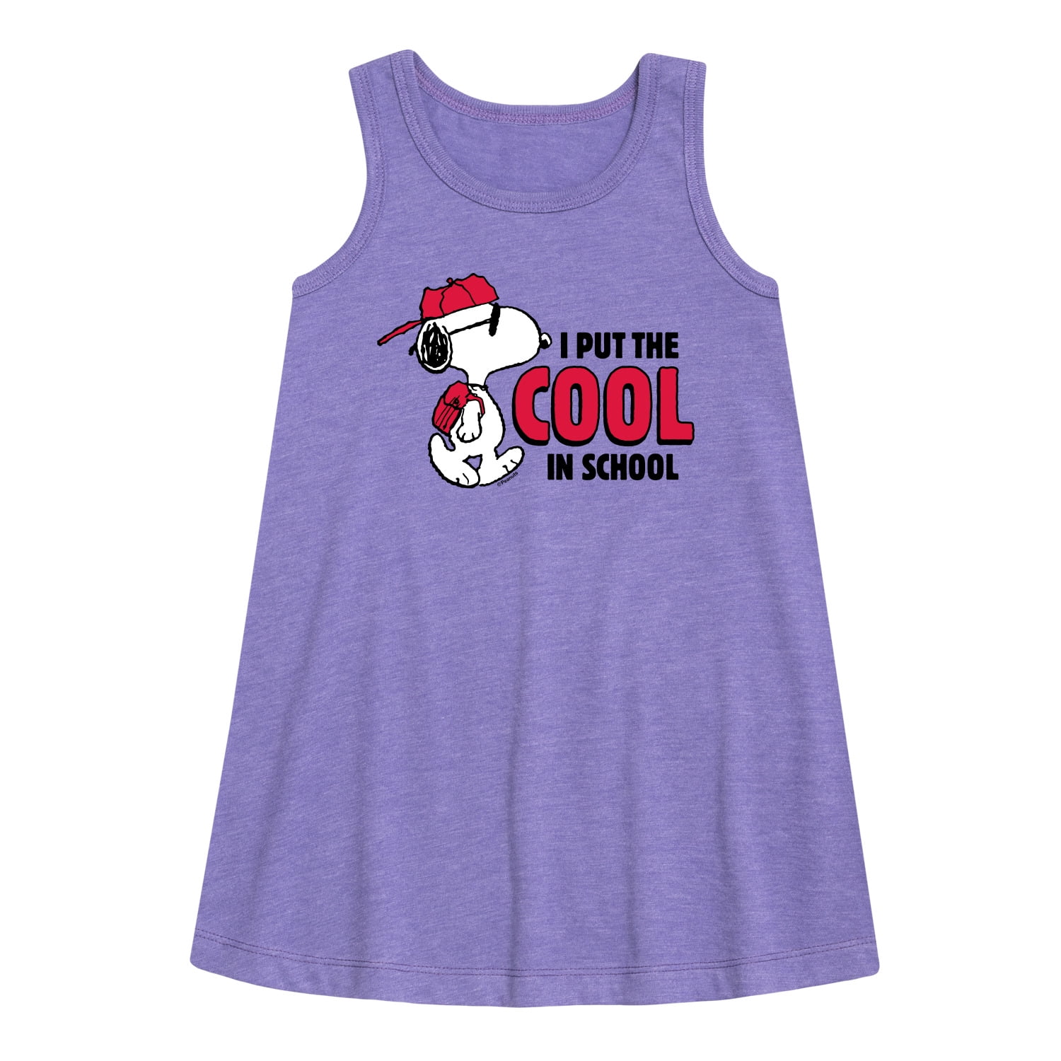 Peanuts - Snoopy - I Put the Cool in School - Toddler & Youth Girls A ...