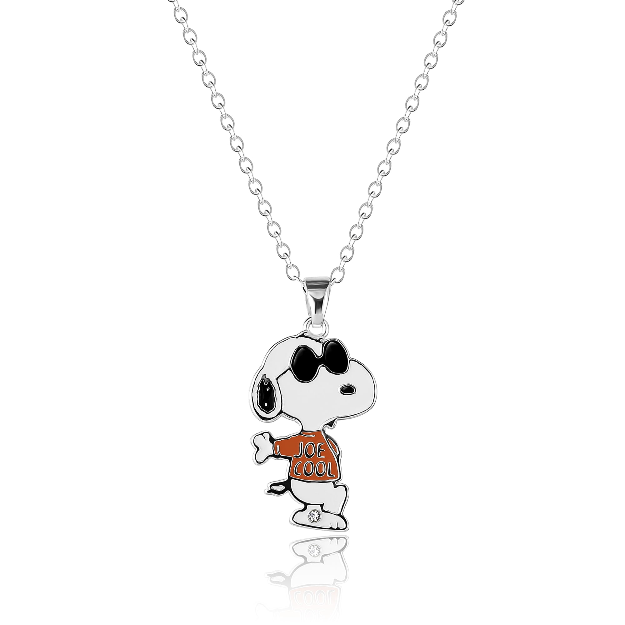 Peanuts Snoopy Joe Cool Red Shirt Pendant Necklace - Walmart.com