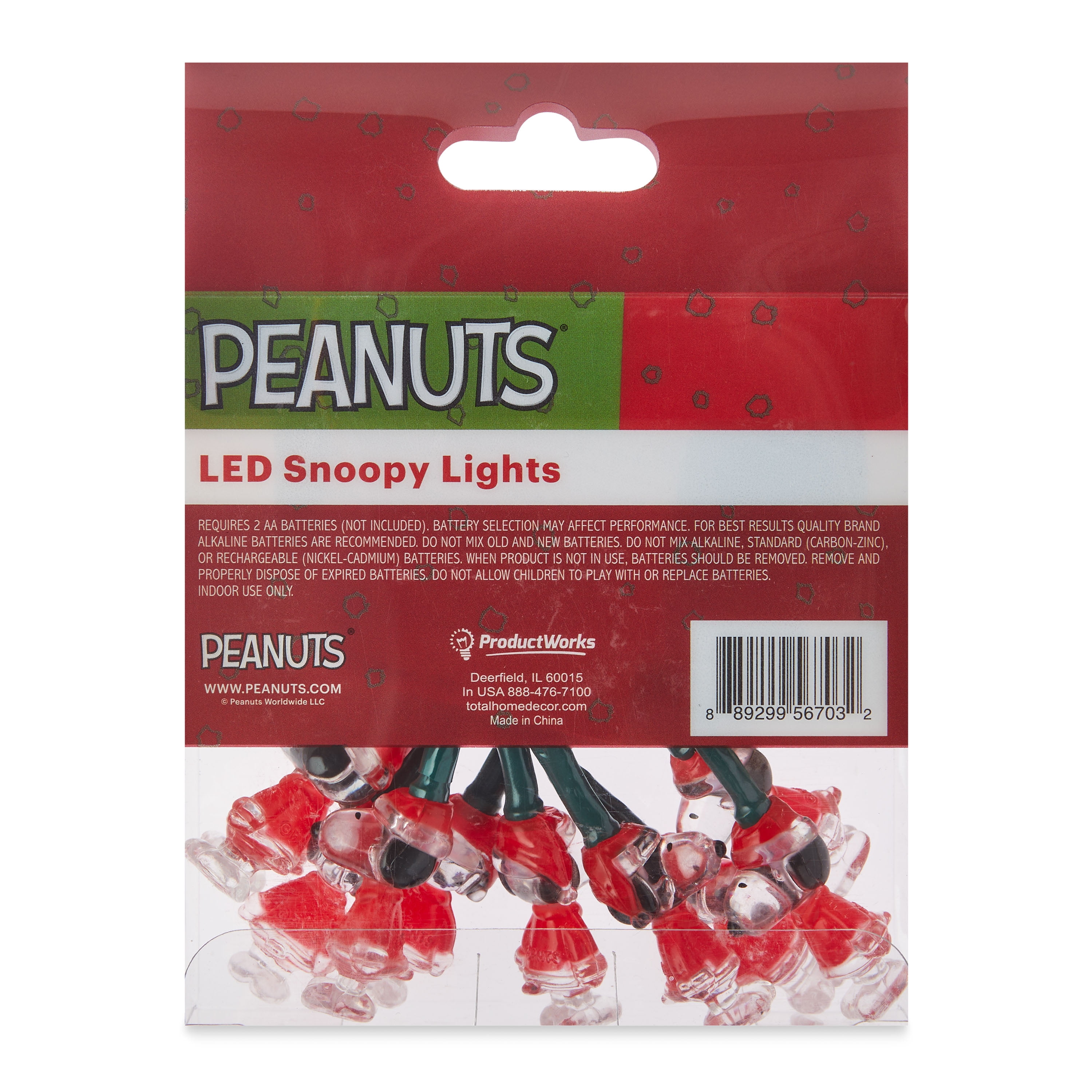 Peanuts Snoopy LED lights - Walmart.com