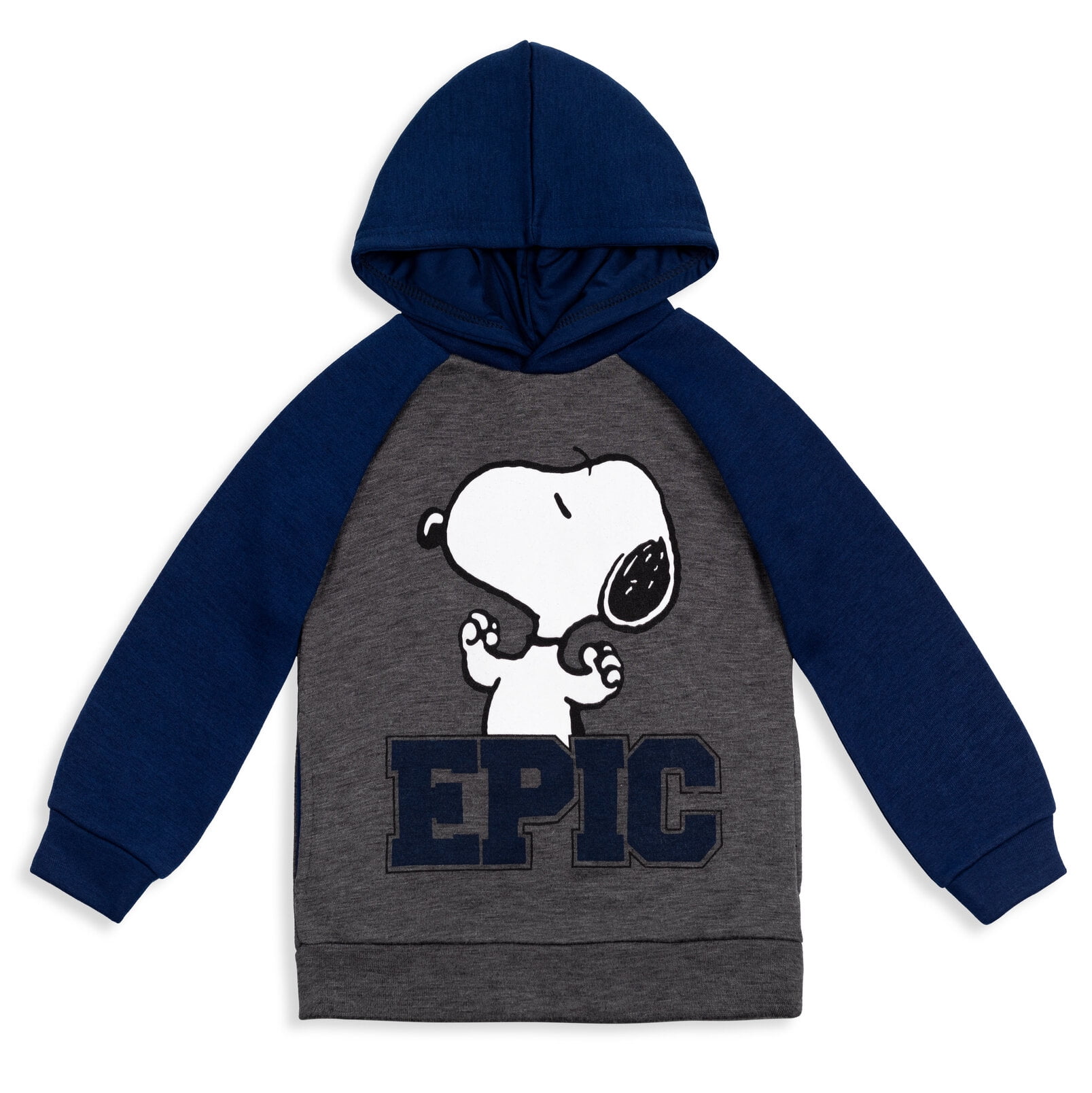 Peanuts Snoopy Little Boys Christmas Hooded Sweatshirt, Kids Sweater ...