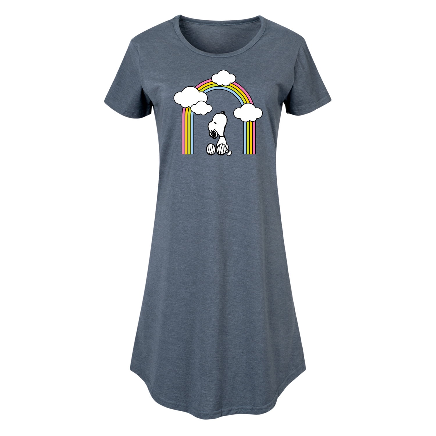 Peanuts - Snoopy Looking Up Rainbow - Women's Any Way Dress - Walmart.com