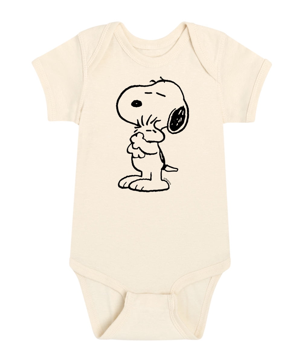 Peanuts - Snoopy Loves Woodstock - Infant Baby One Piece - Walmart.com