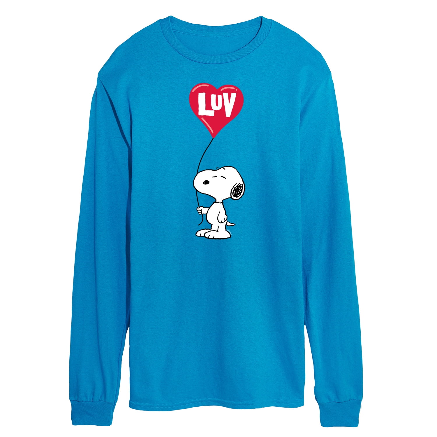 Peanuts - Snoopy Luv - Men's Long Sleeve T-Shirt - Walmart.com