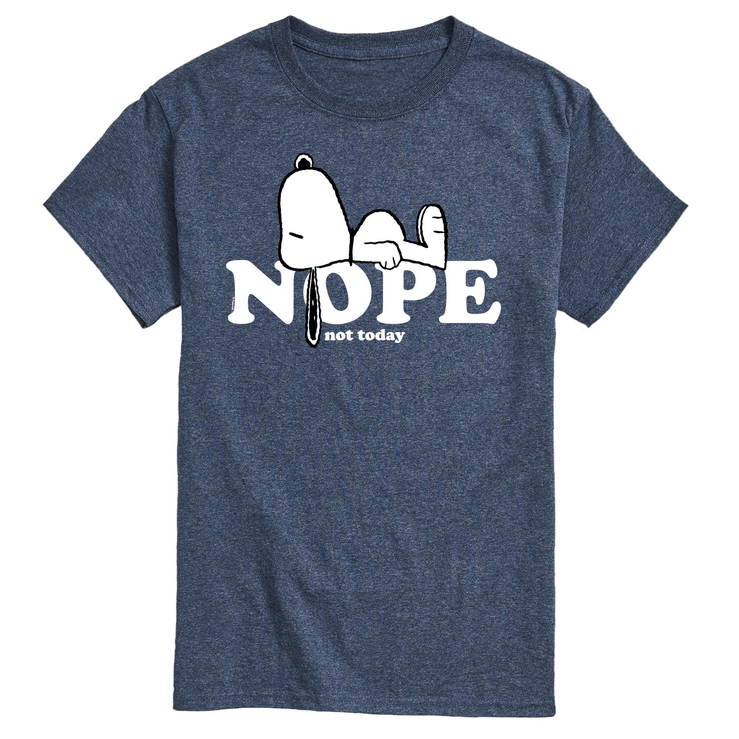 Peanuts - Snoopy Nope Not Today - Men's Short Sleeve Graphic T-Shirt ...