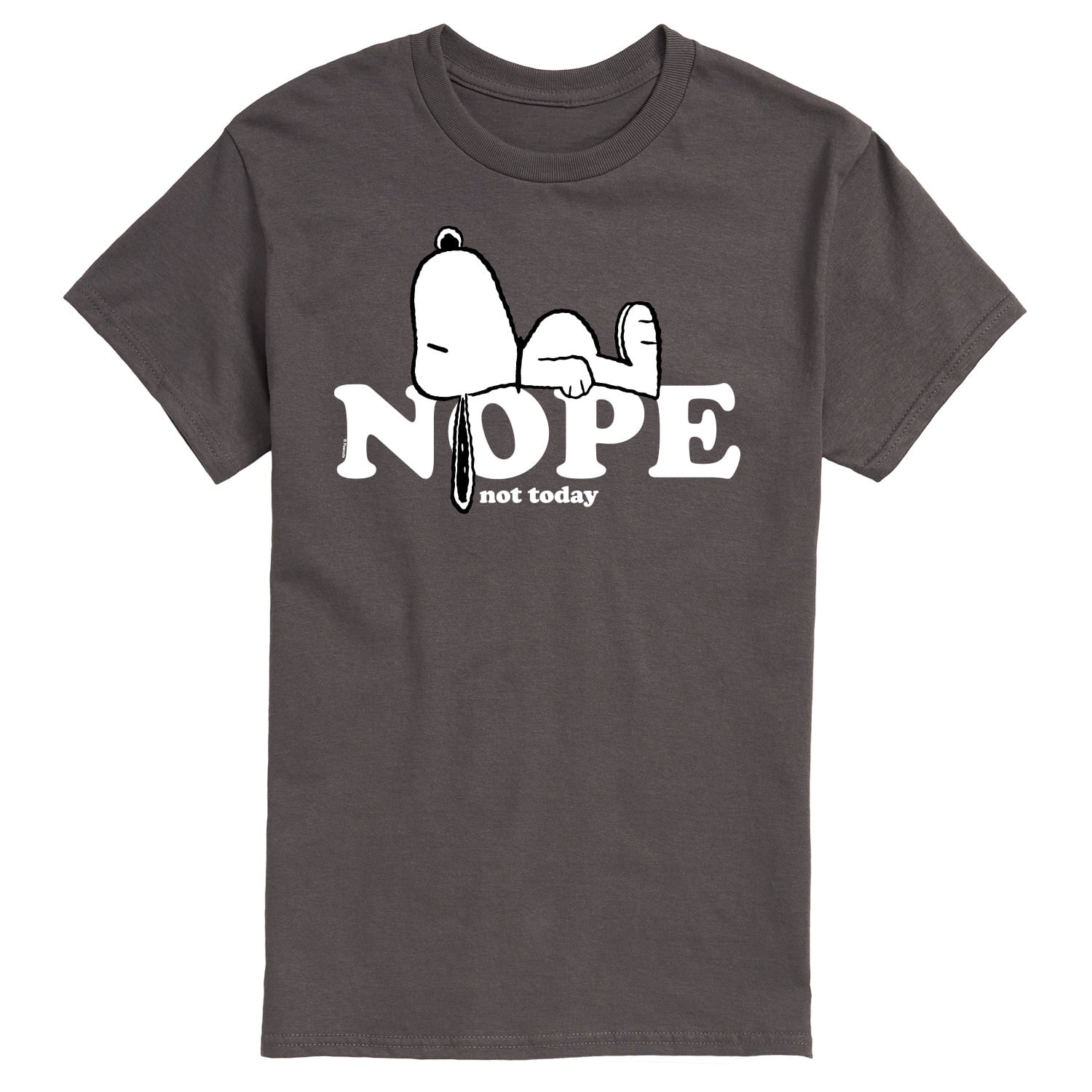 Peanuts - Snoopy Nope Not Today - Men's Short Sleeve Graphic T-Shirt ...