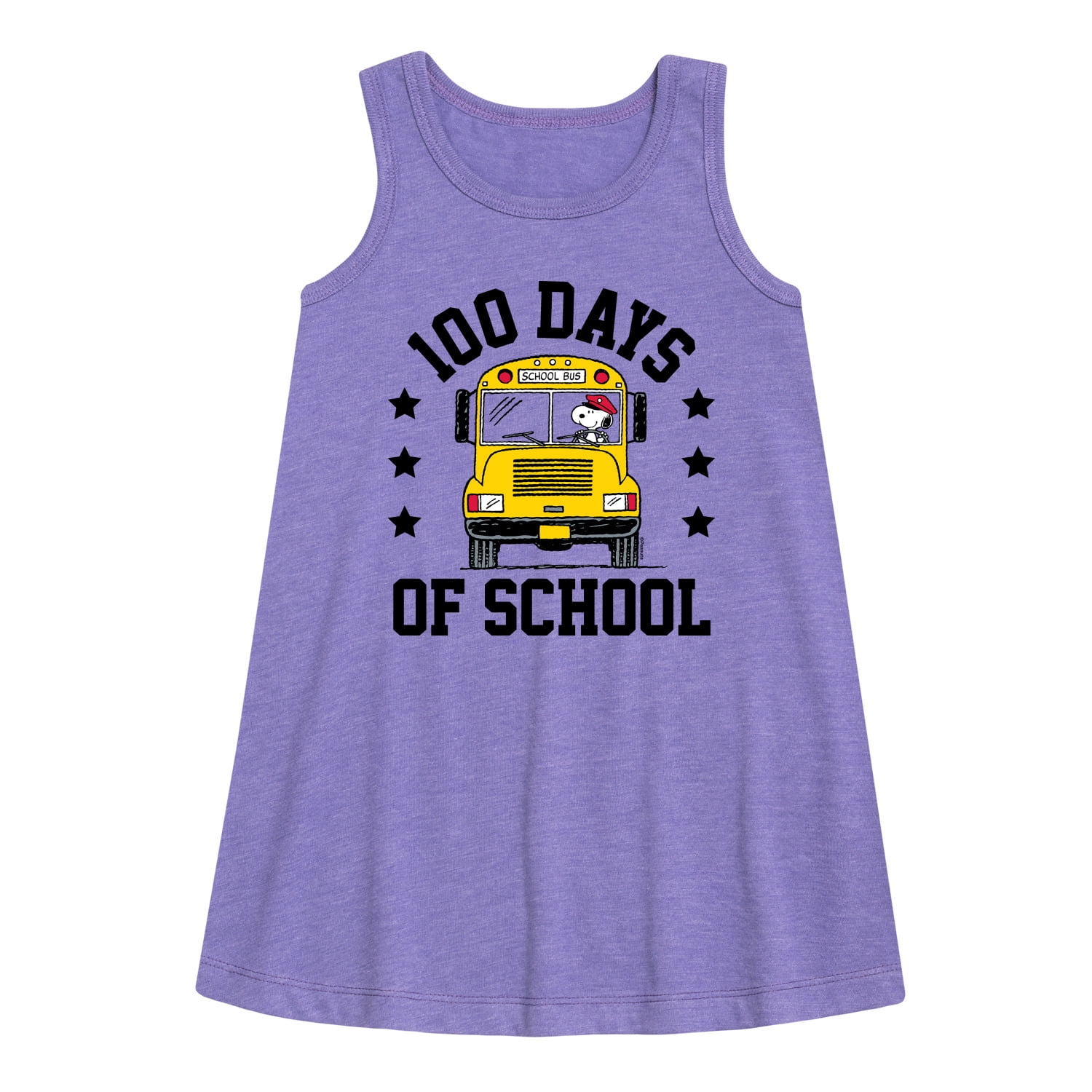 Peanuts - Snoopy One Hundred Days Of School - Toddler & Youth Girls A ...