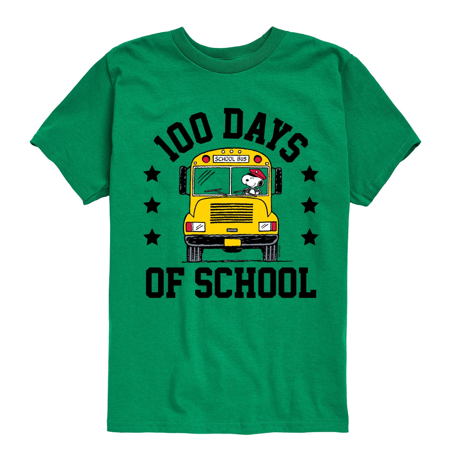 Peanuts - Snoopy One Hundred Days Of School - Toddler & Youth Short ...