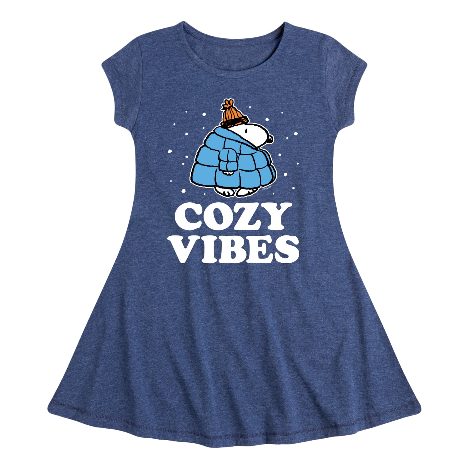 Peanuts - Snoopy - Puffer - Cozy Vibes - Toddler And Youth Girls Fit ...