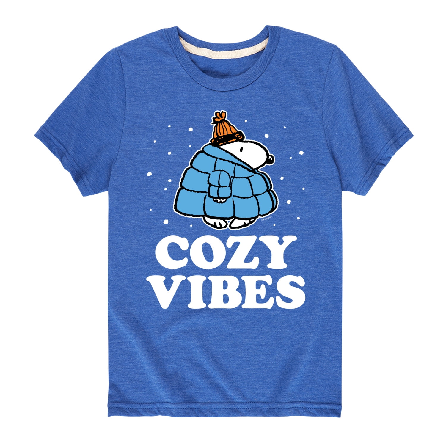 Peanuts - Snoopy - Puffer - Cozy Vibes - Toddler And Youth Short Sleeve ...