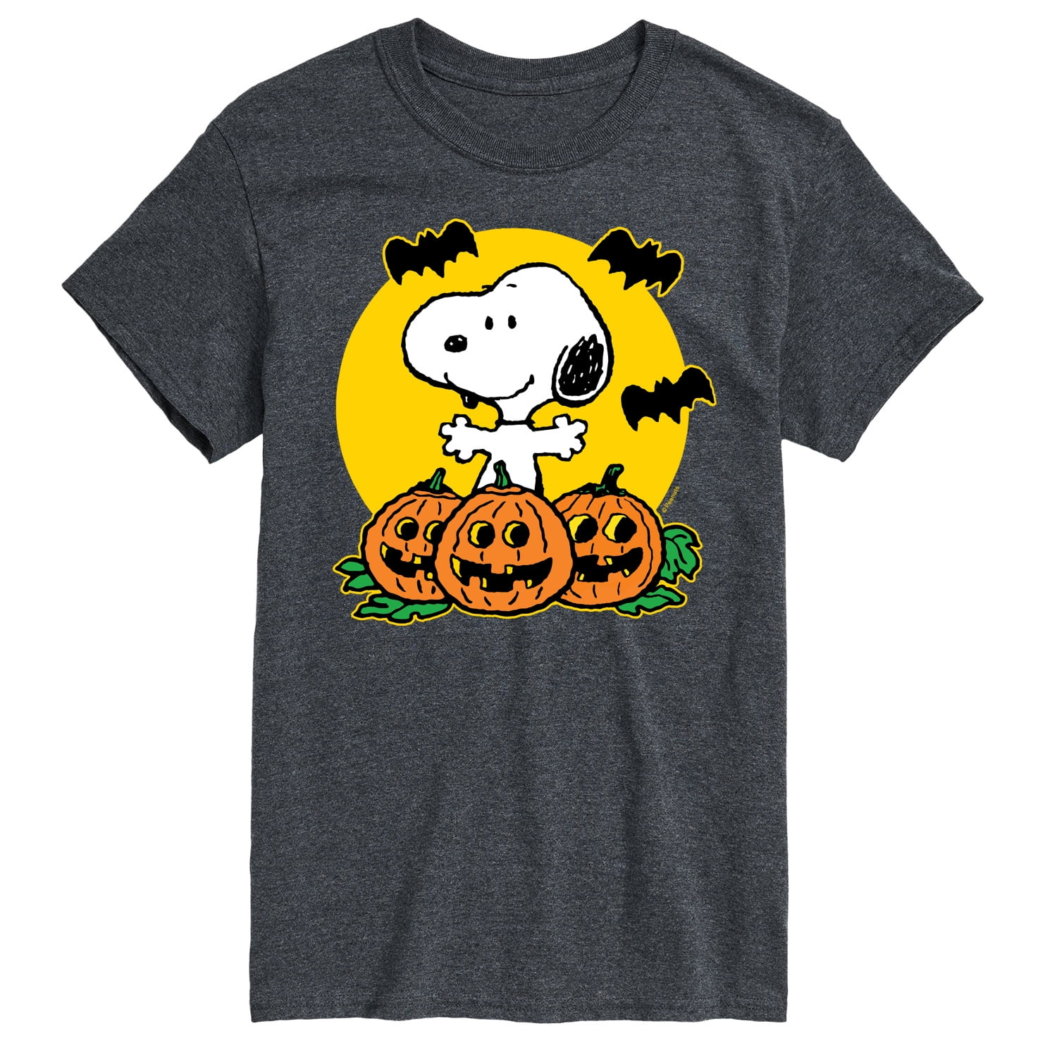 Peanuts - Snoopy Pumpkin Patch - Men's Short Sleeve Graphic T-Shirt - Walmart.com