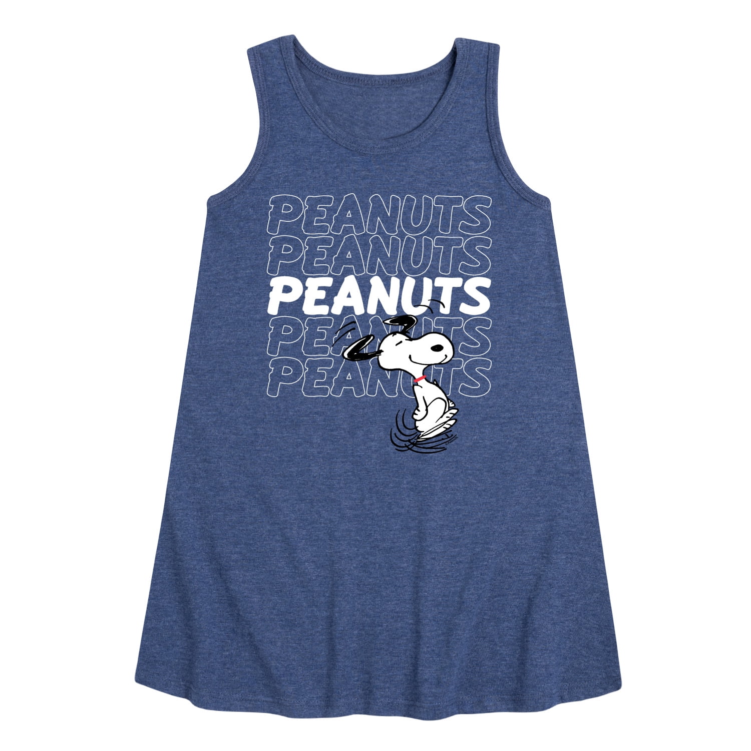 Peanuts - Snoopy Repeat - Toddler & Youth Girls A-line Dress - Walmart.com