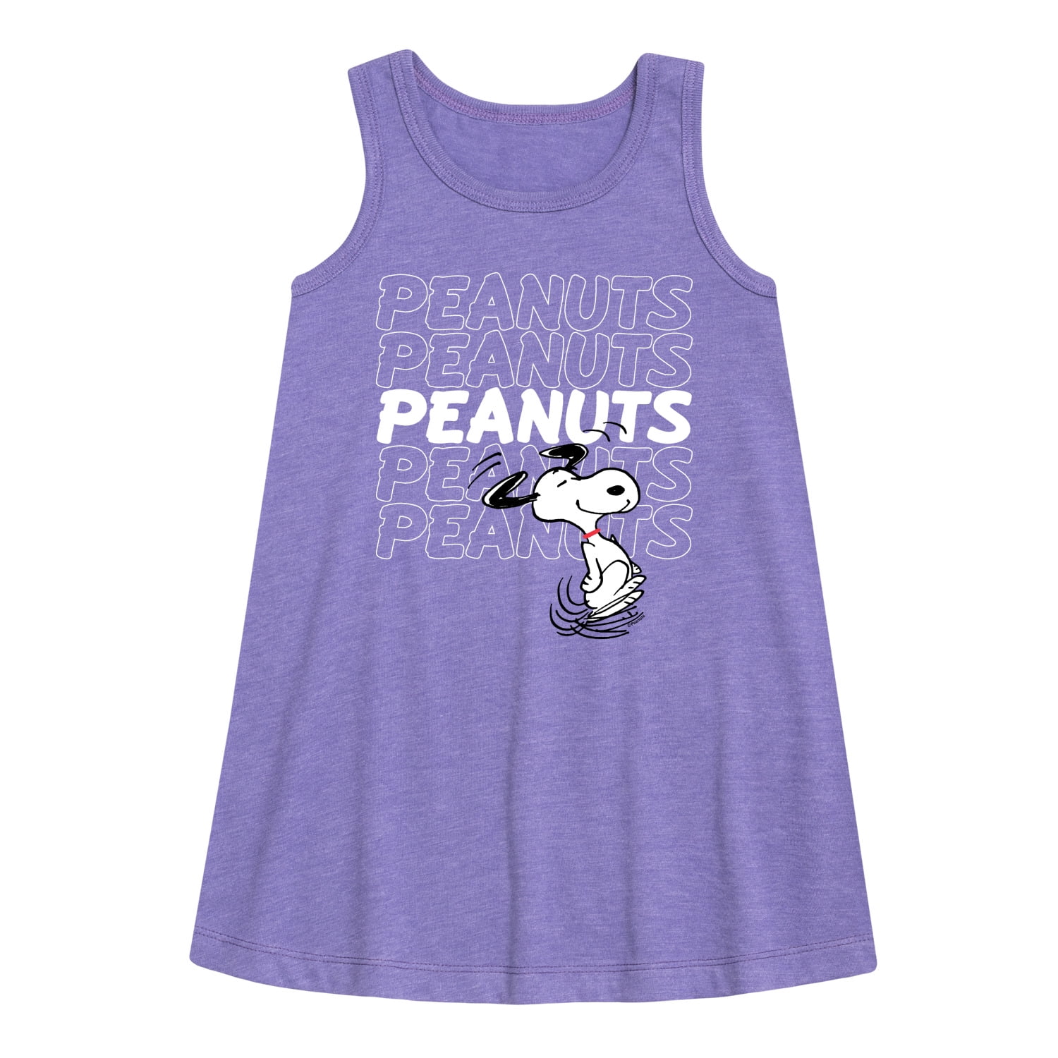 Peanuts - Snoopy Repeat - Toddler & Youth Girls A-line Dress - Walmart.com