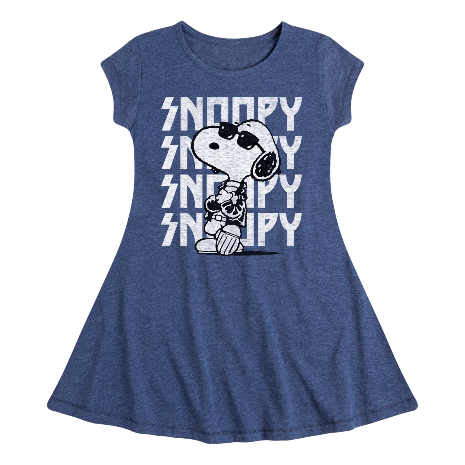Peanuts - Snoopy Rock Name Repeat - Toddler And Youth Girls Fit And ...