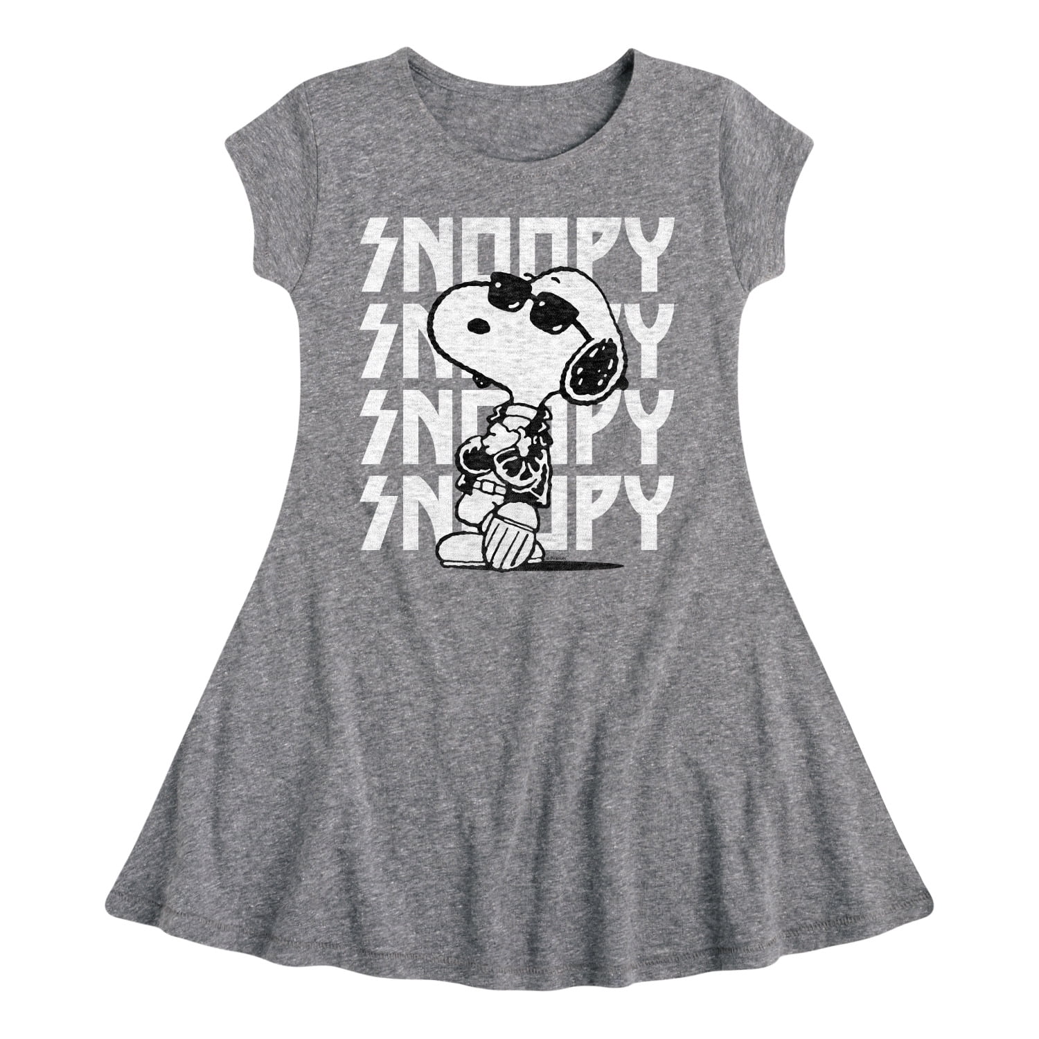 Peanuts - Snoopy Rock Name Repeat - Toddler And Youth Girls Fit And ...