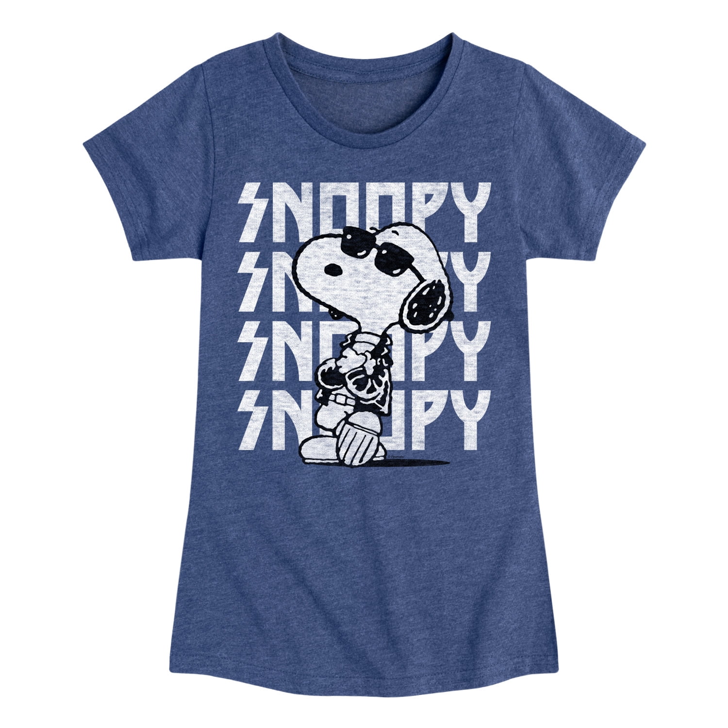 Peanuts - Snoopy Rock Name Repeat - Toddler And Youth Girls Short ...