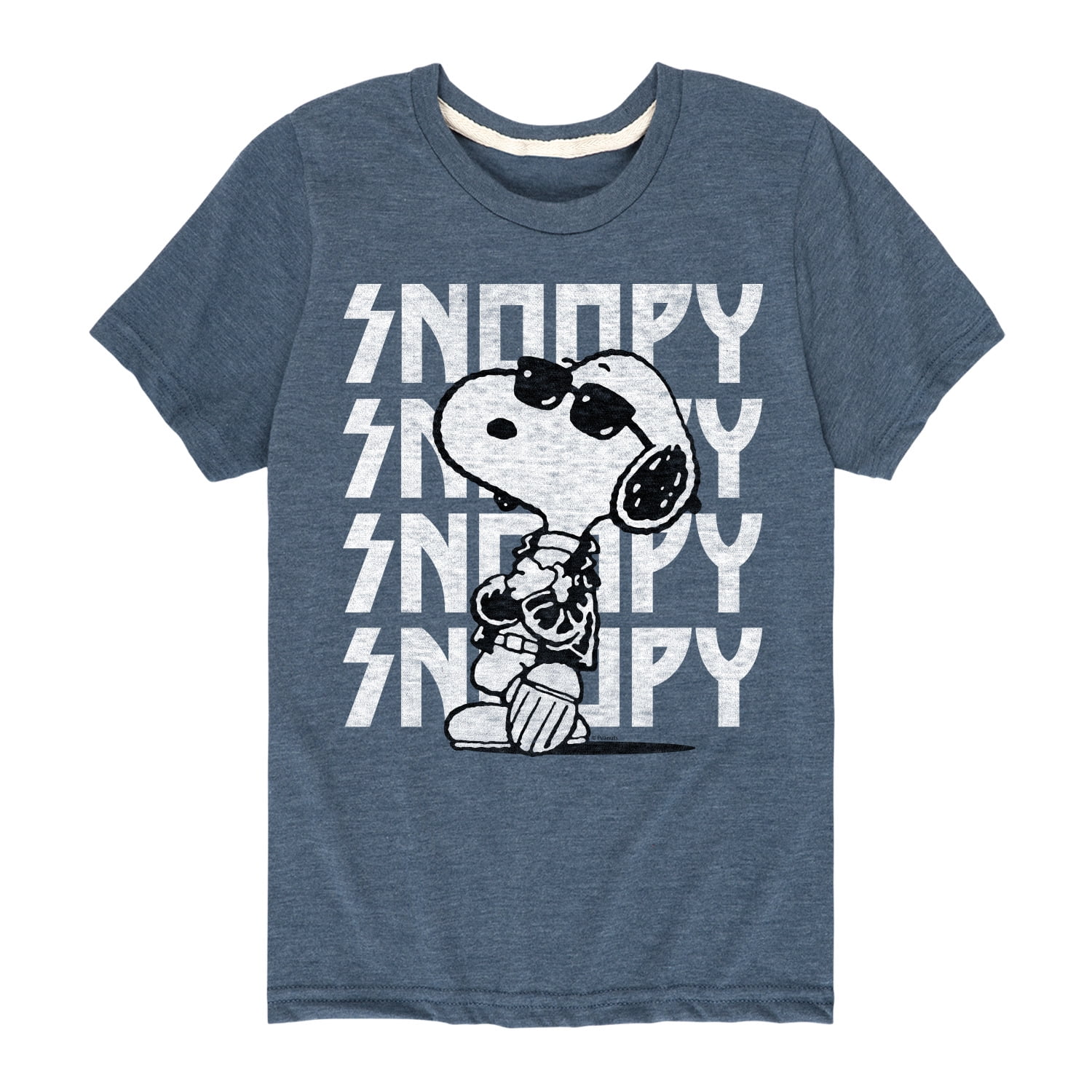 Peanuts - Snoopy Rock Name Repeat - Toddler And Youth Short Sleeve ...
