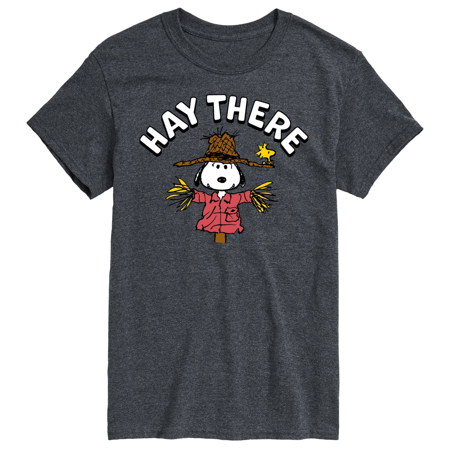 Peanuts - Snoopy Scarecrow Hay There - Men's Short Sleeve Graphic T ...