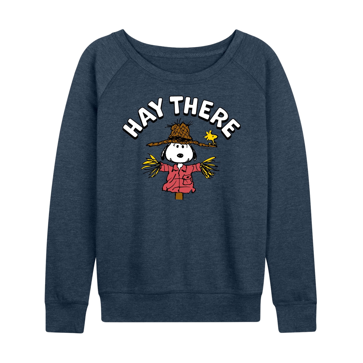Peanuts - Snoopy Scarecrow Hay There - Women's Lightweight French Terry ...