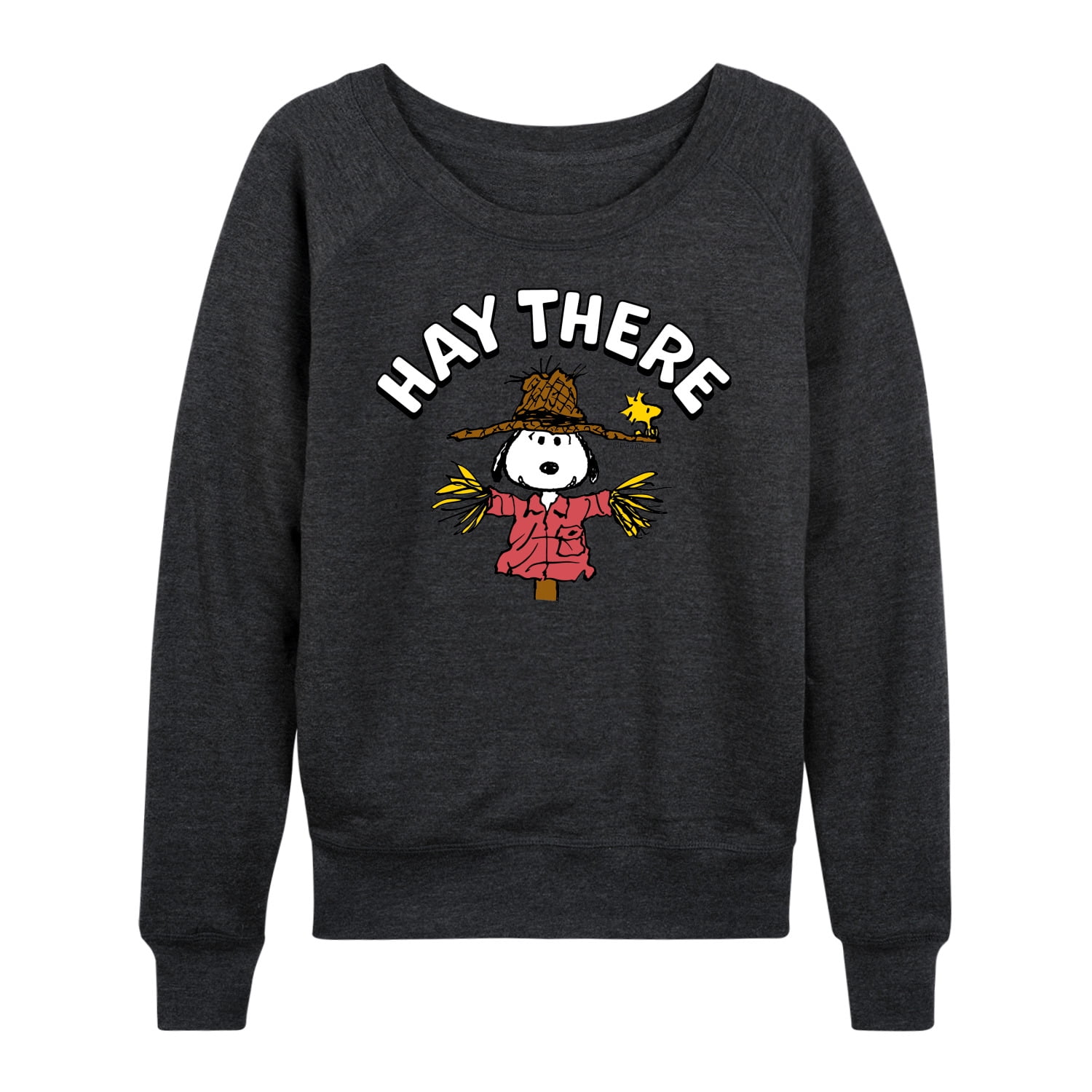 Peanuts - Snoopy Scarecrow Hay There - Women's Lightweight French Terry ...